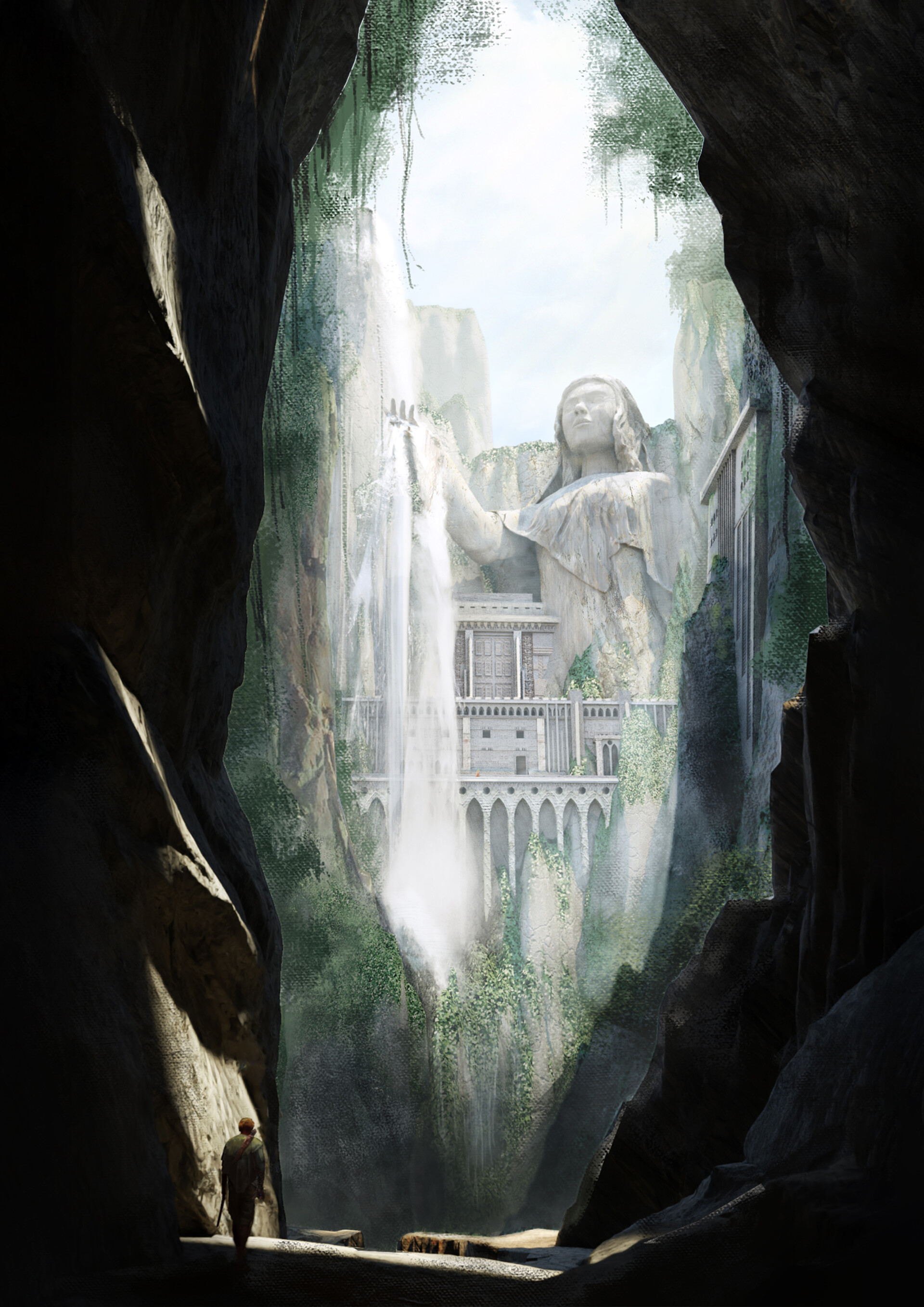 ArtStation - Discovery Of The Ancient Temple Devanerion