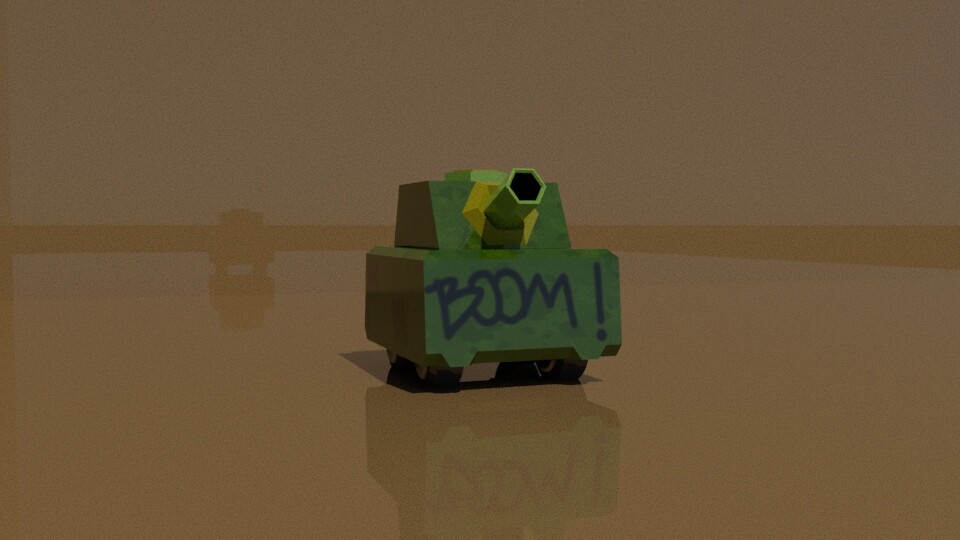 ArtStation - Tank cartoon