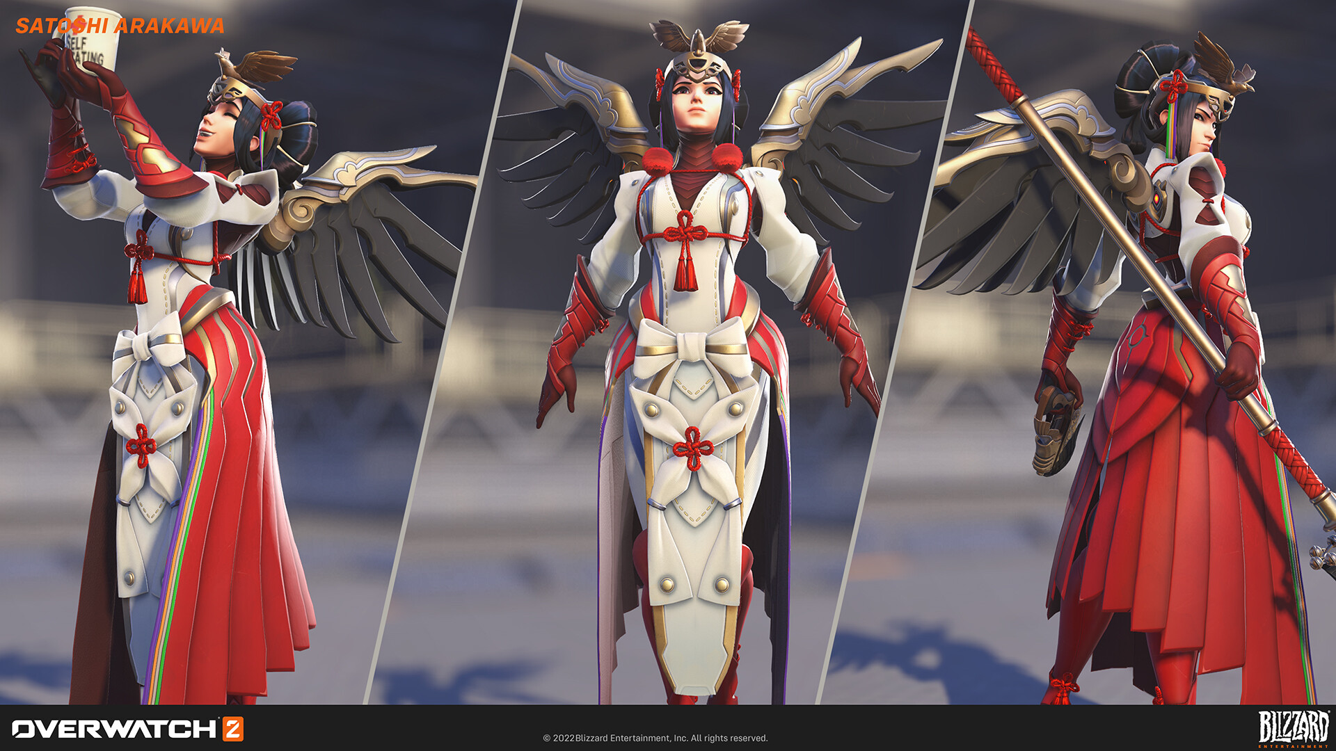 Mercy Miko Legendary Skin Overwatch 2 by Satoshi Arakawa — ProUser.Me