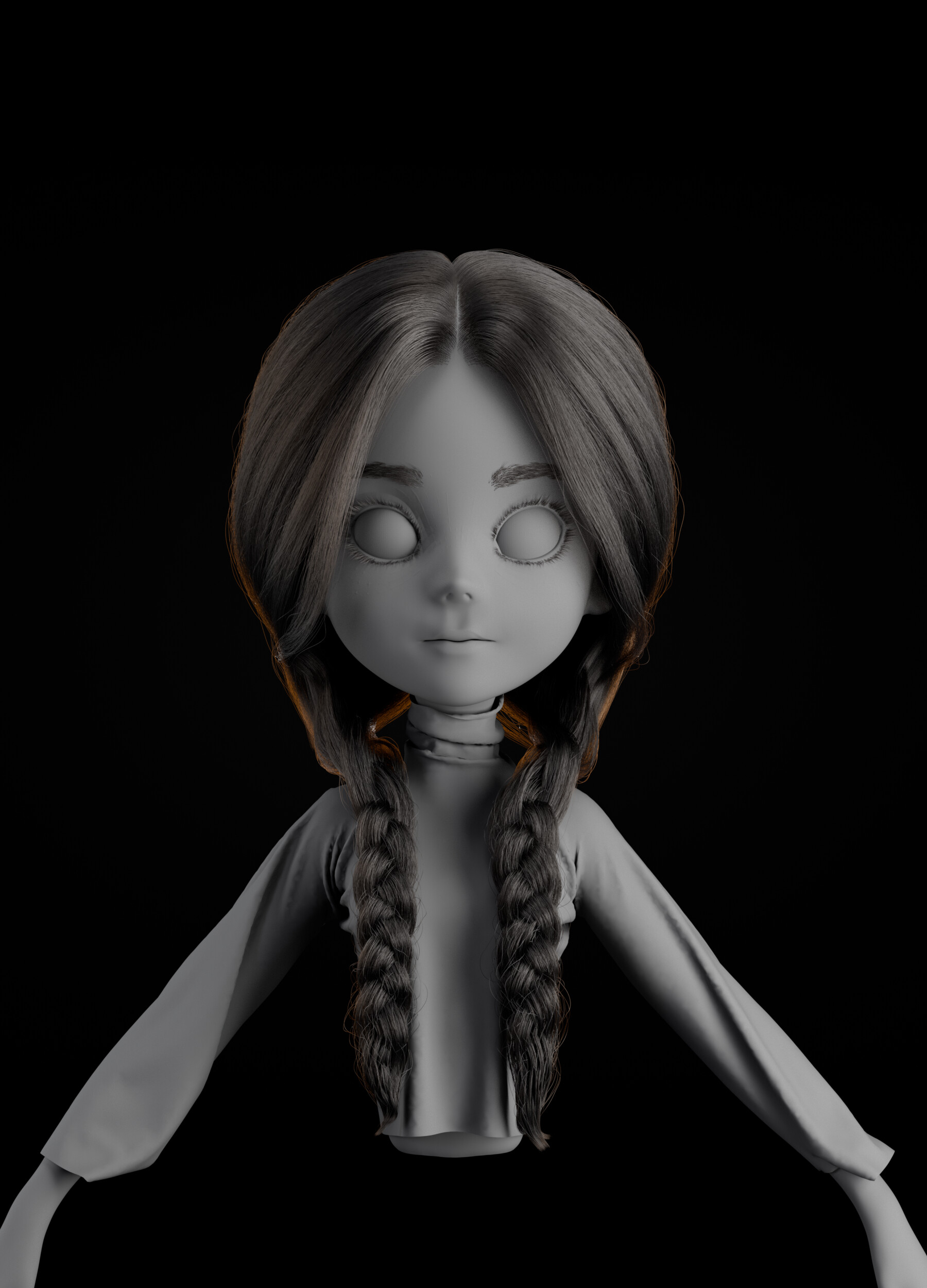 ArtStation - HAIR GROOMING TEST 01