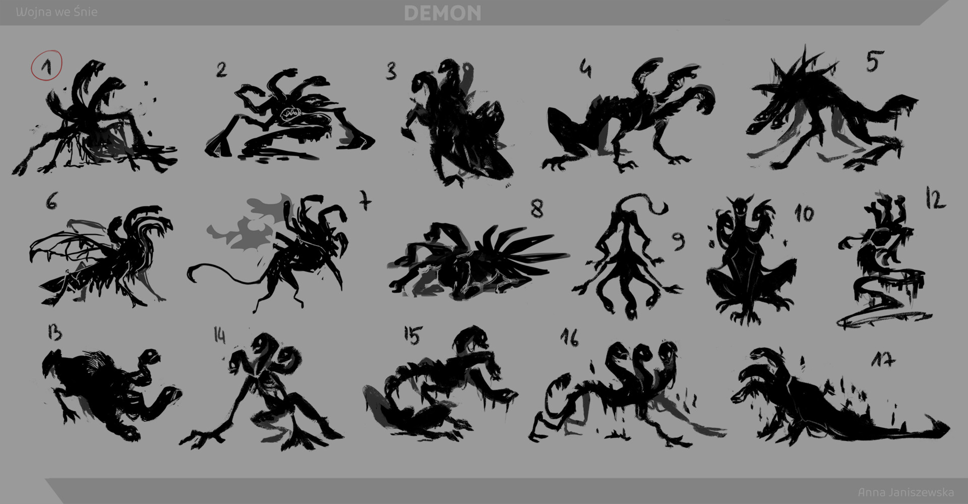 ArtStation - DREAM EATER // monster concept art