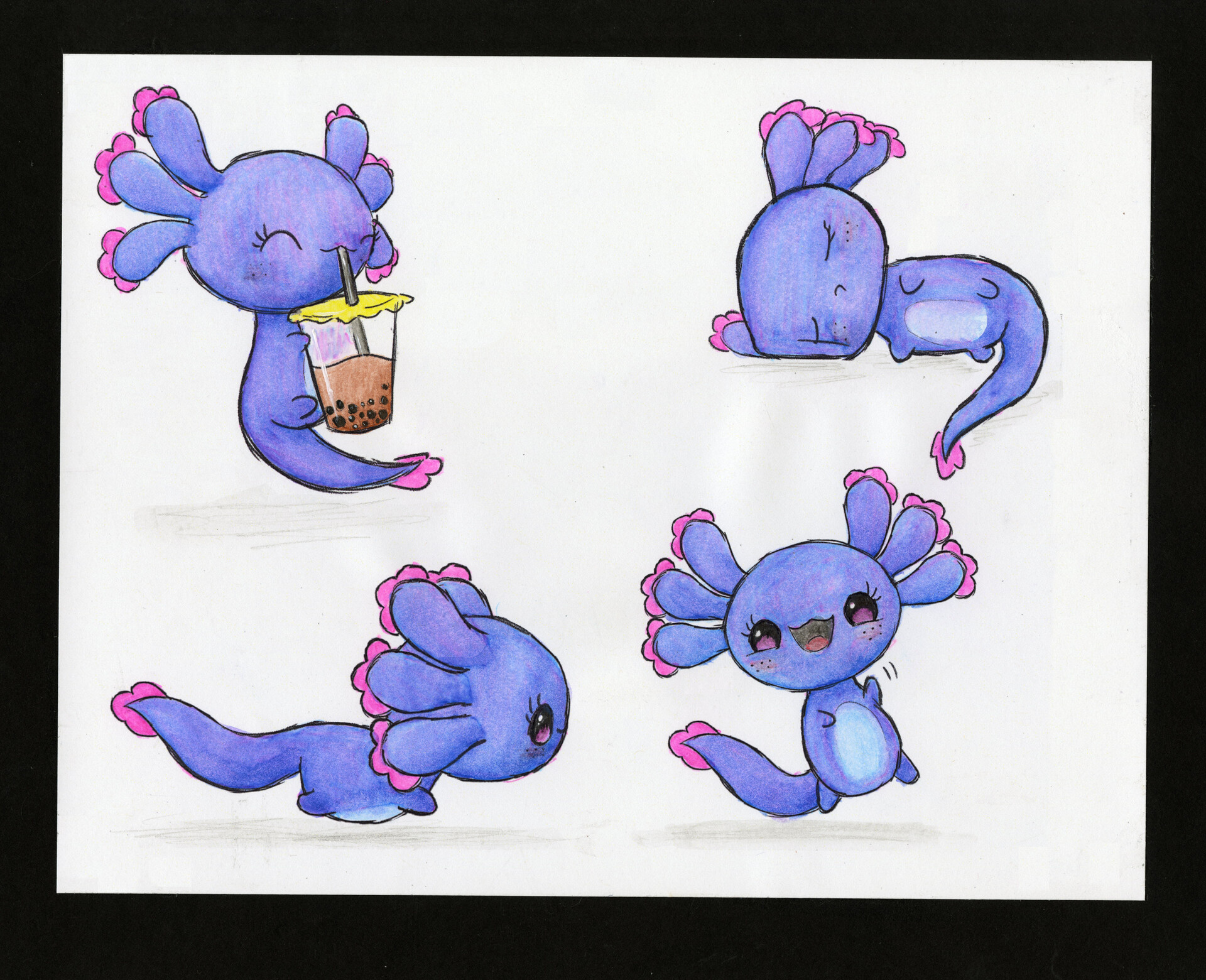 ArtStation - Axolotl Character Design