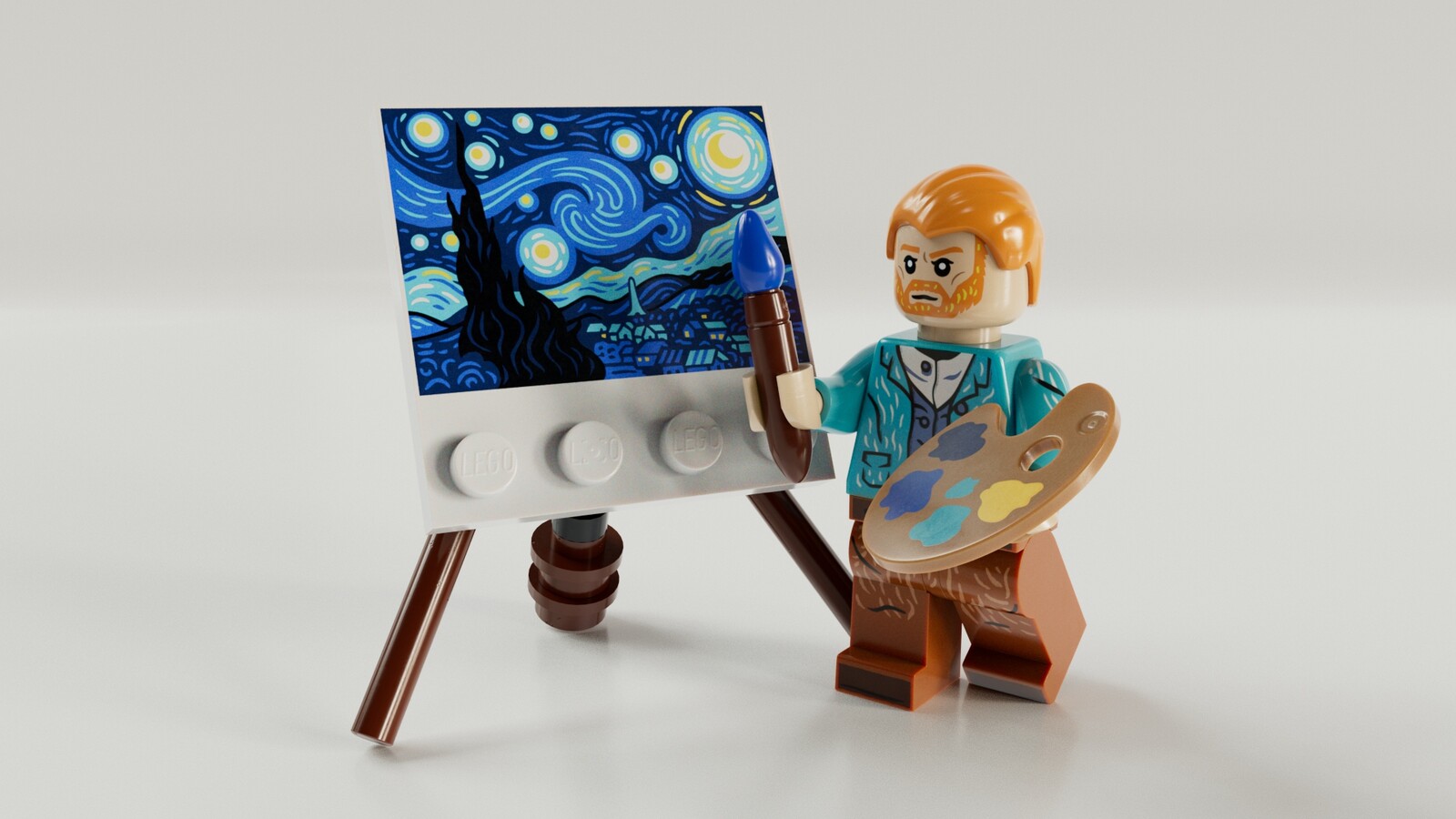 Jenna Soenksen - Van Gogh LEGO Minifigure
