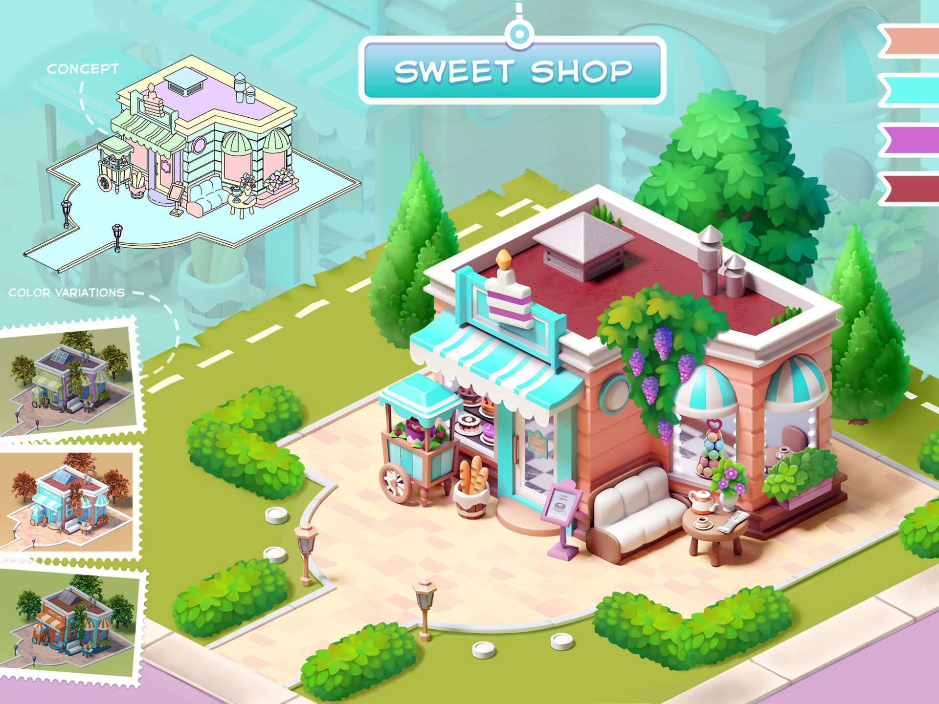 ArtStation - Sweet shop