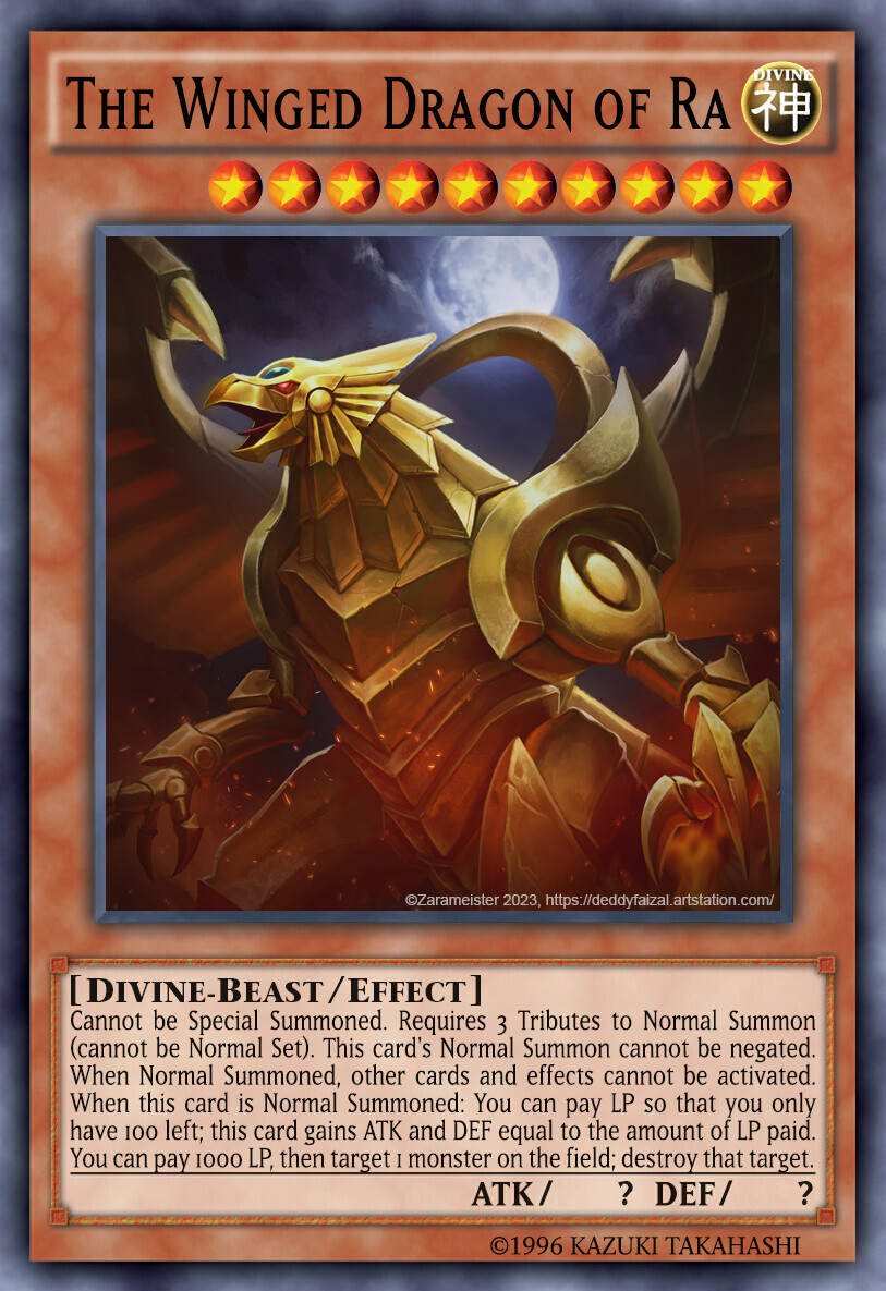 Winged Dragon Of Ra Effect
