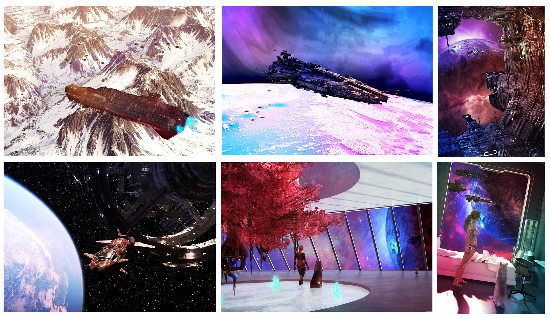 ArtStation - SPACE THE LAST FRONTIER