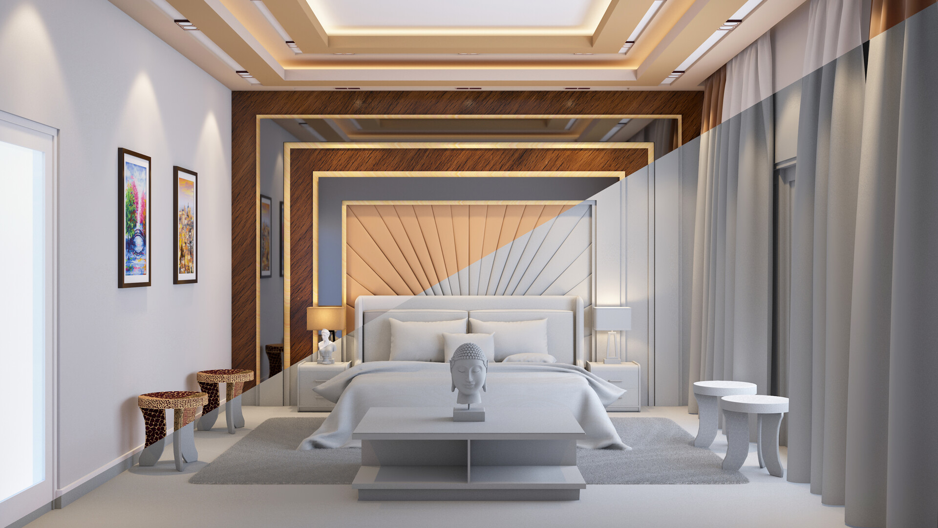 ArtStation - Modeling A Bedroom