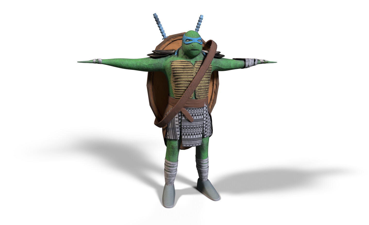 ArtStation - Turtle Ninja Leonardo