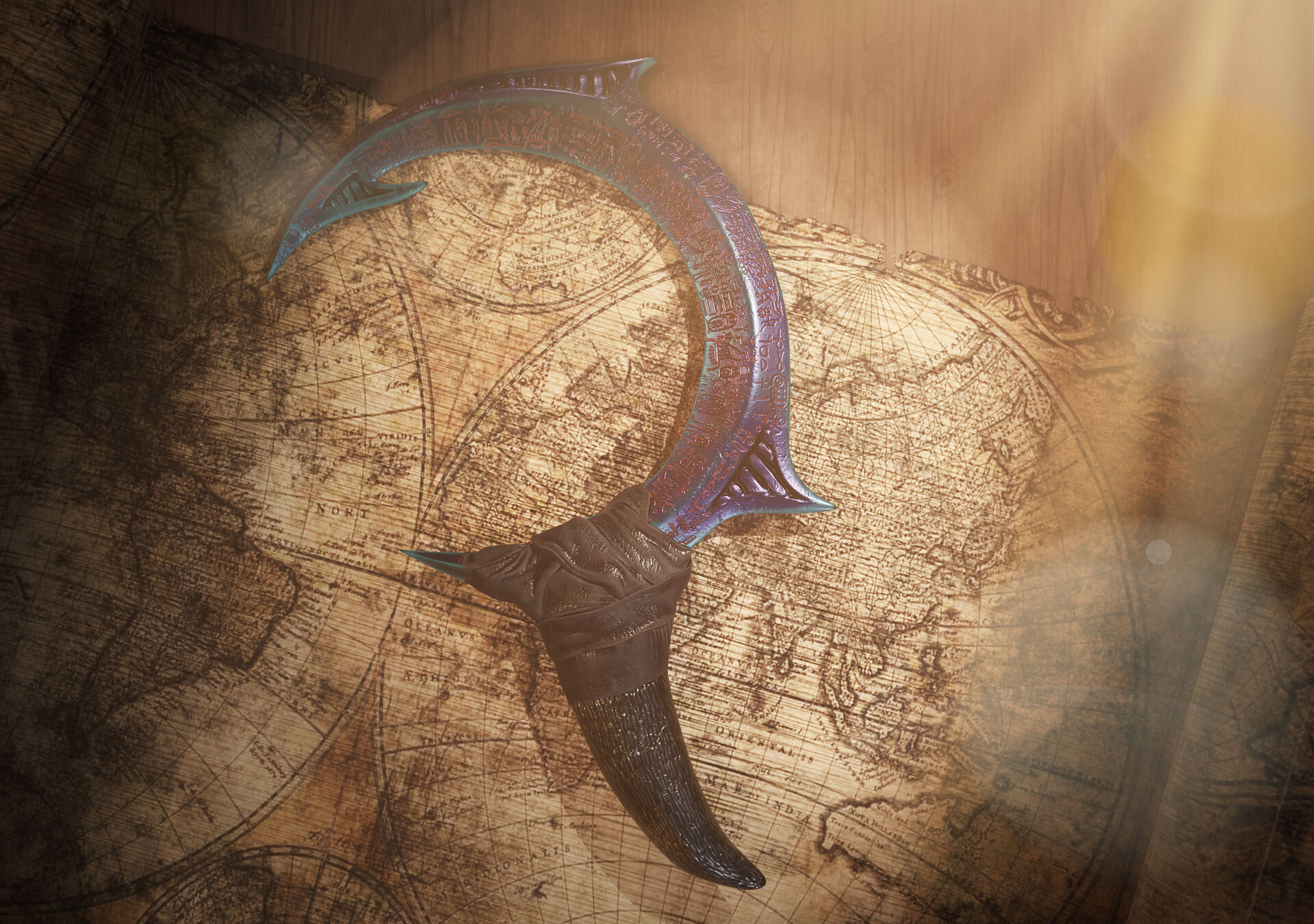 ArtStation - Egyptian Sickle by own concept