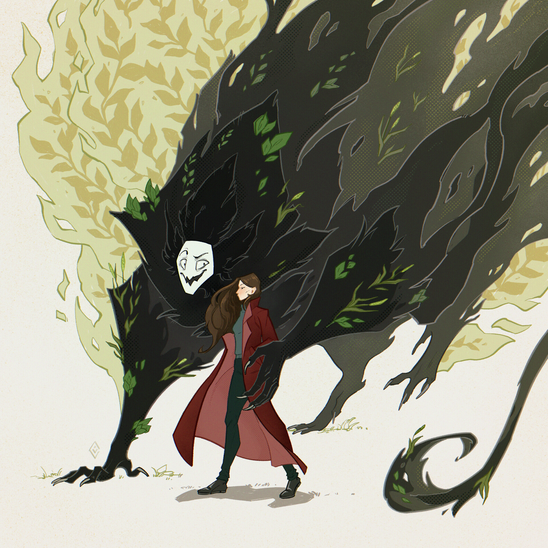 ArtStation - Me and my alter-ego - 2nd redraw