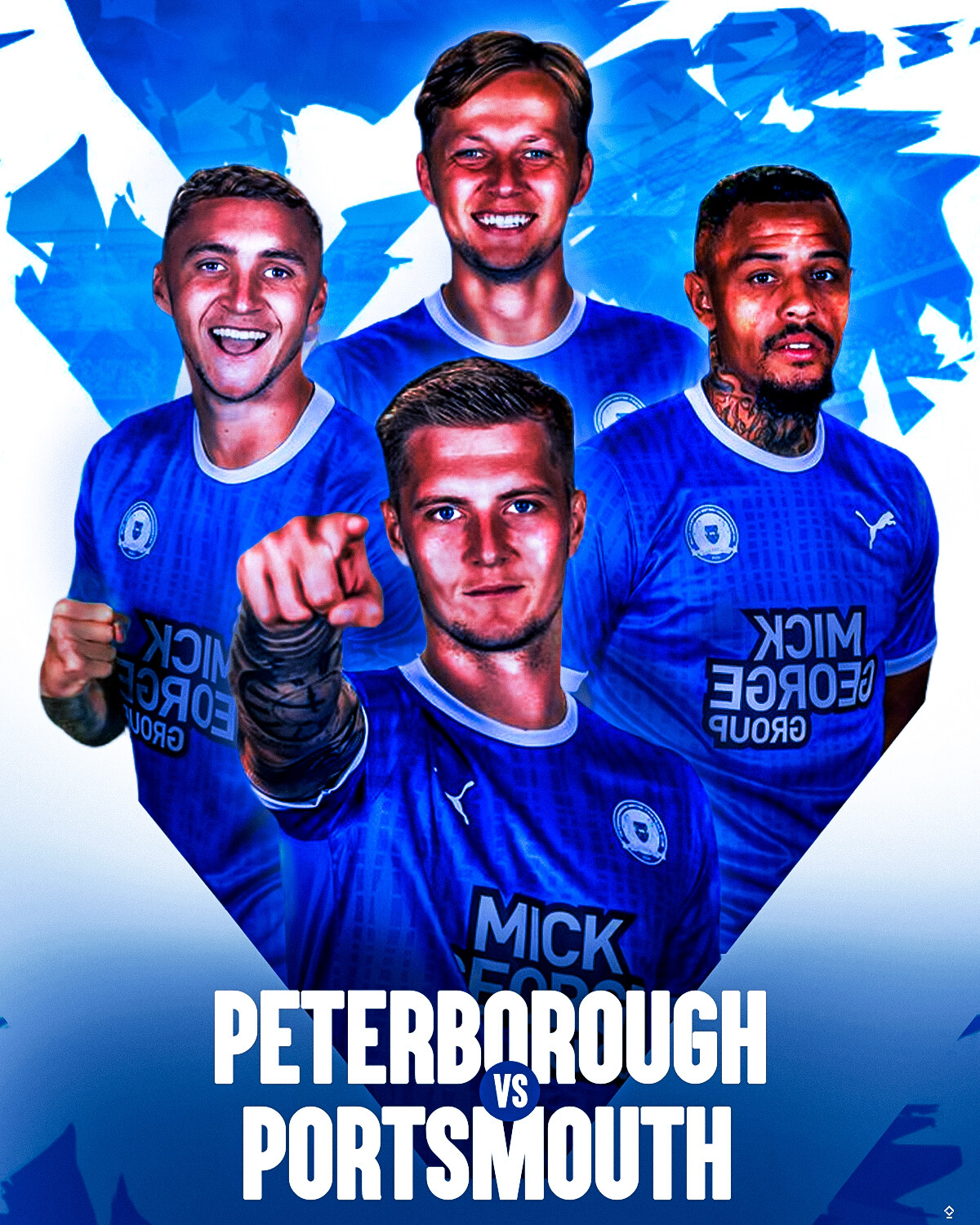ArtStation - peterborough fc matchday graphics