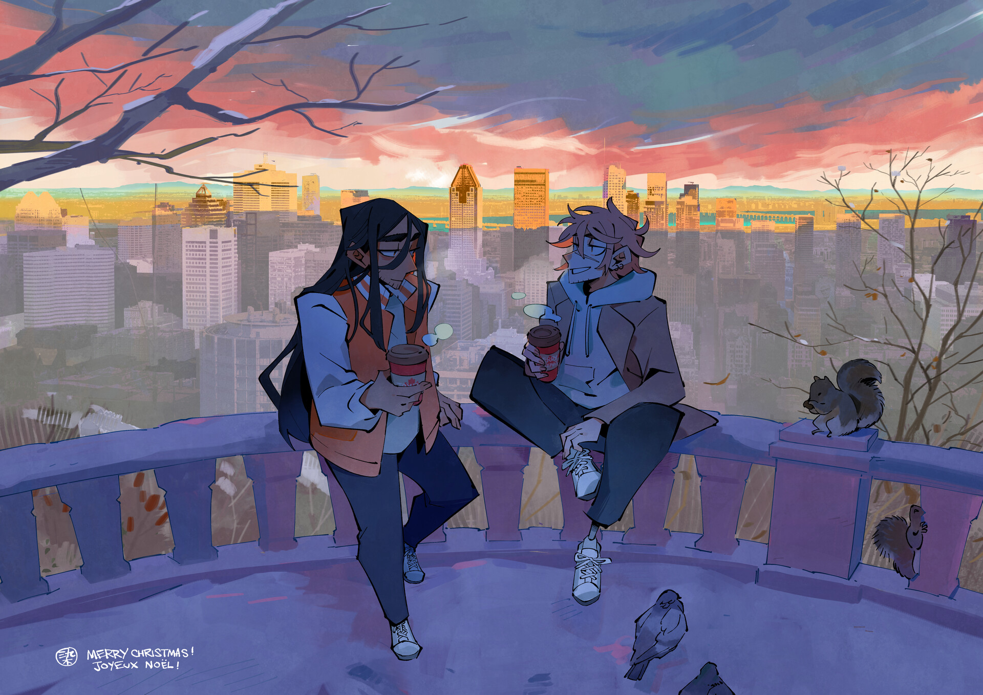 ArtStation - Winter in Montréal