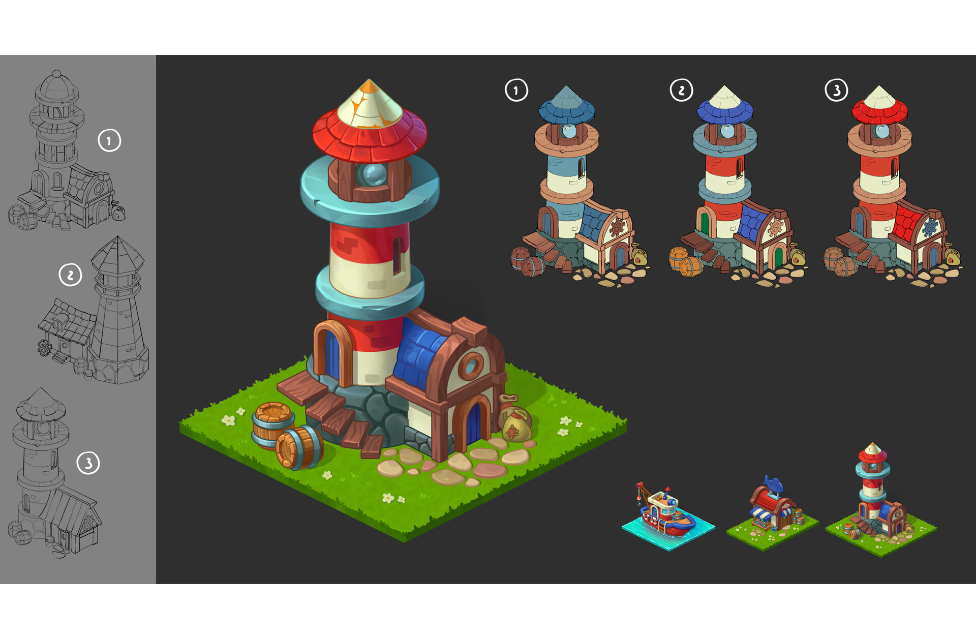 ArtStation - Isometric props