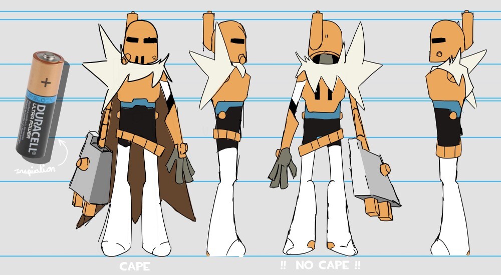 ArtStation - Plug knight turn-around-sheet