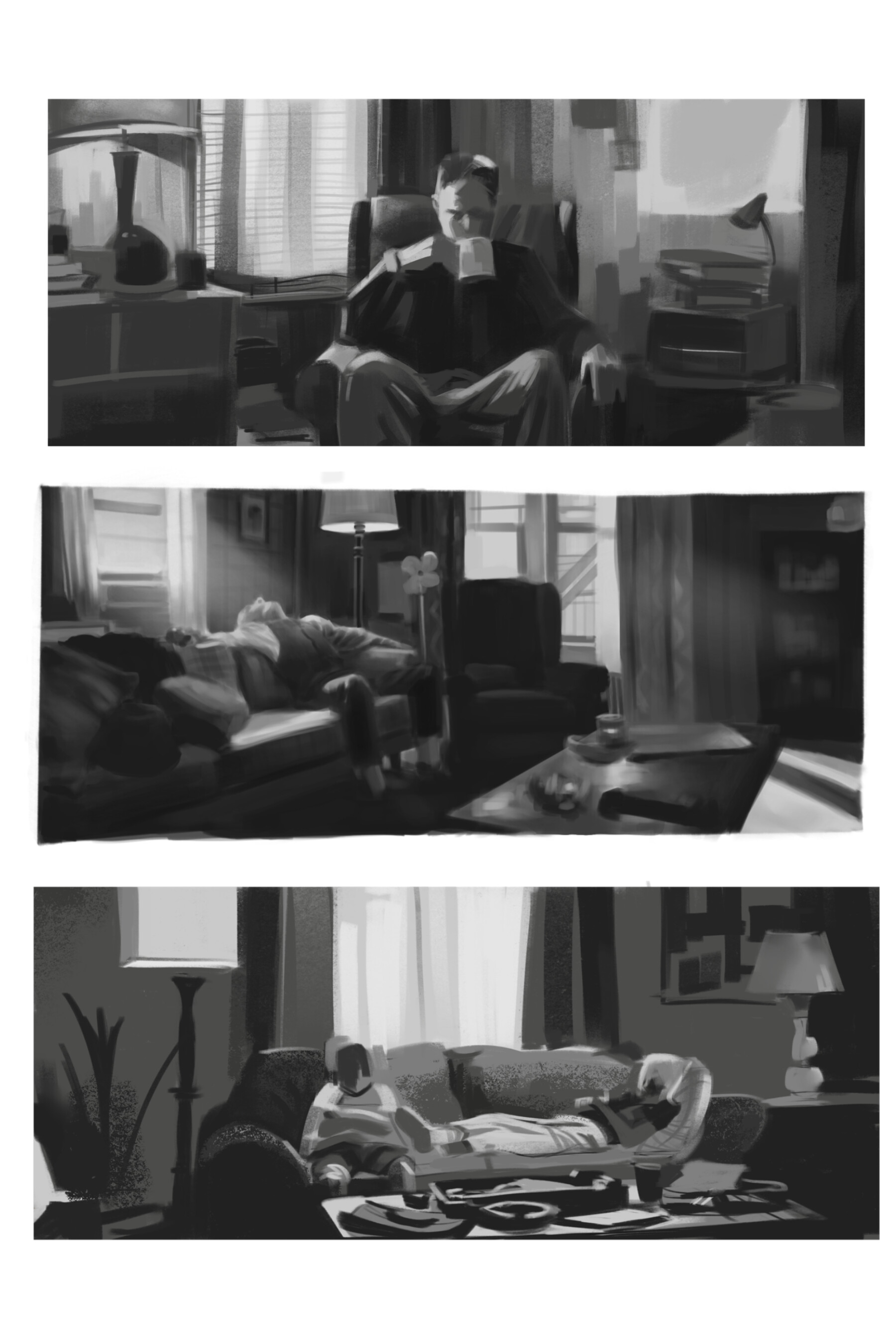 ArtStation - Greyscale Study