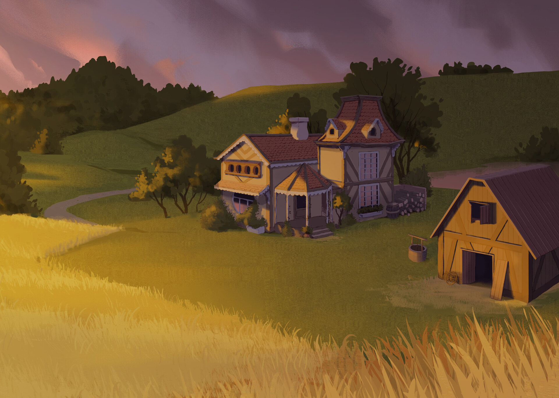 ArtStation - Farm House