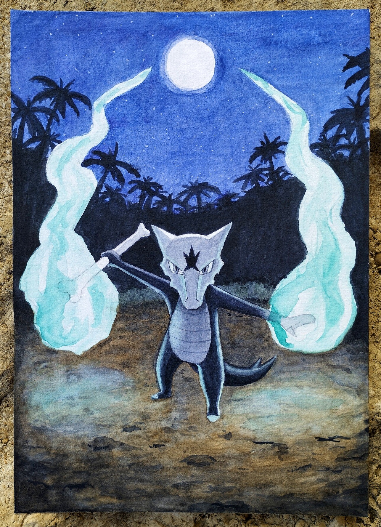 ArtStation - Alolan marowak