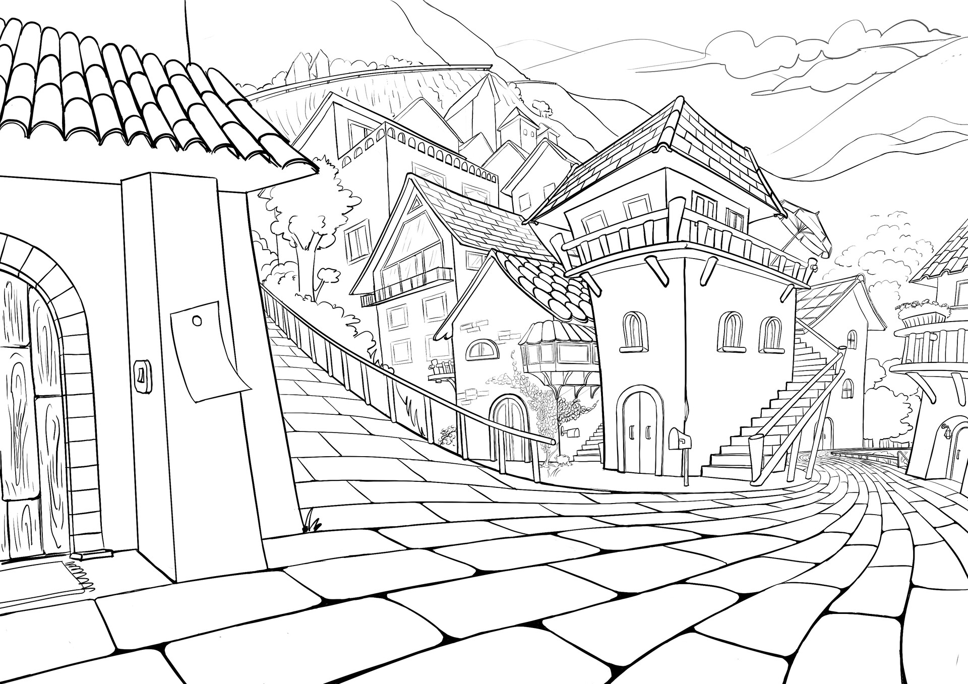 ArtStation - Small Town