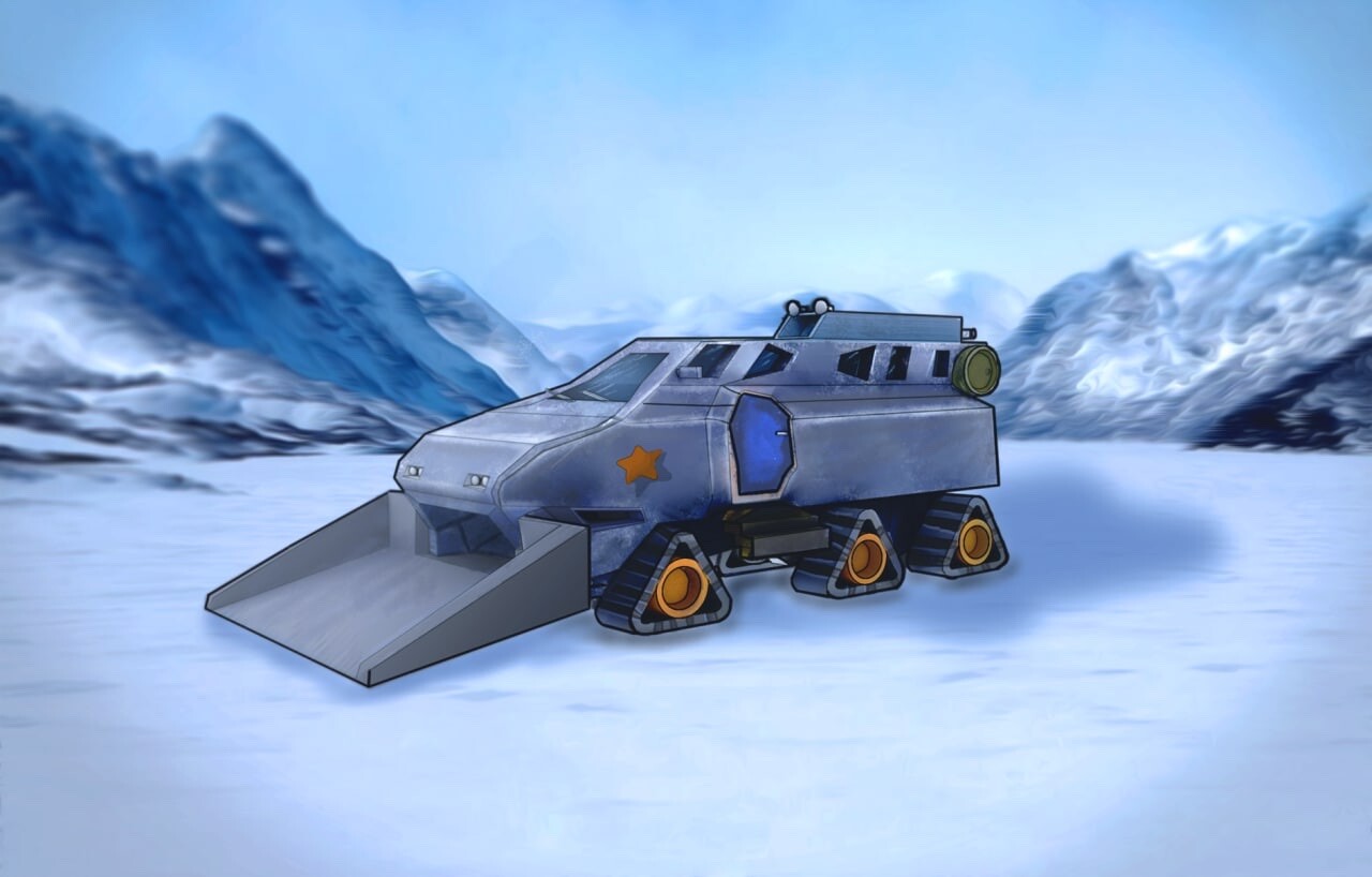ArtStation - Snow vehicle concept Art
