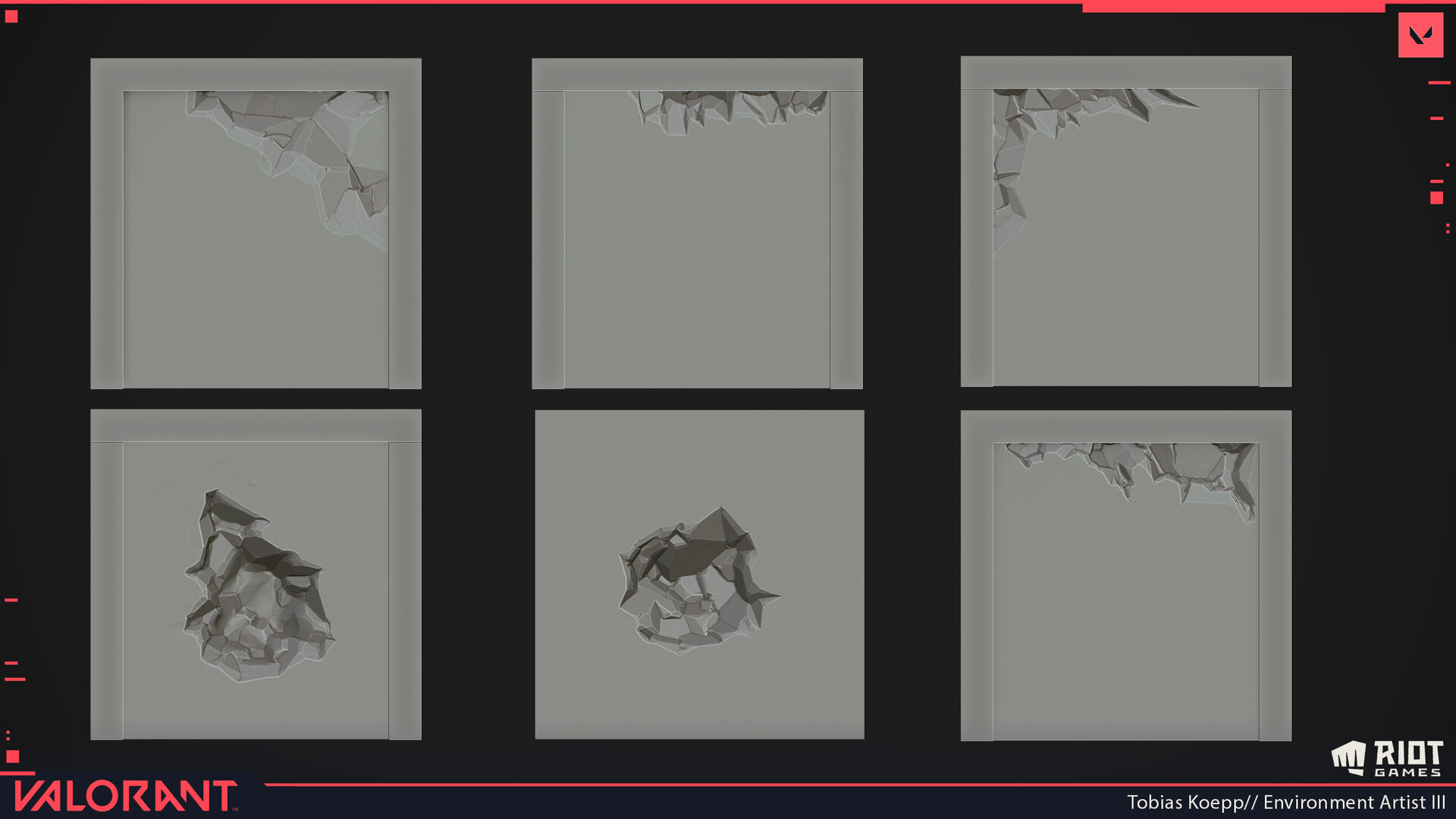 Tobias Koepp - Valorant - Lotus - Materials and Sculpts