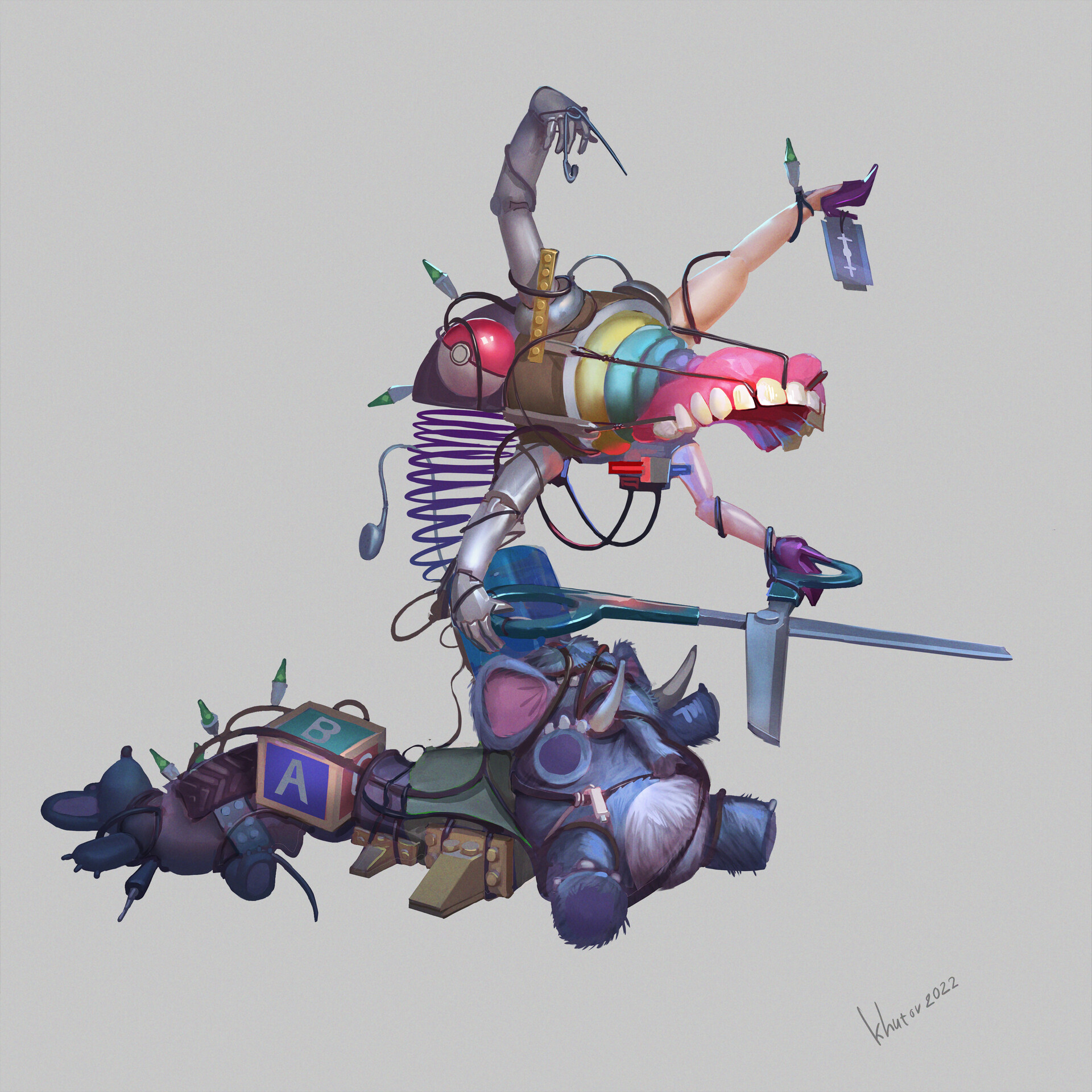 ArtStation - toy monster