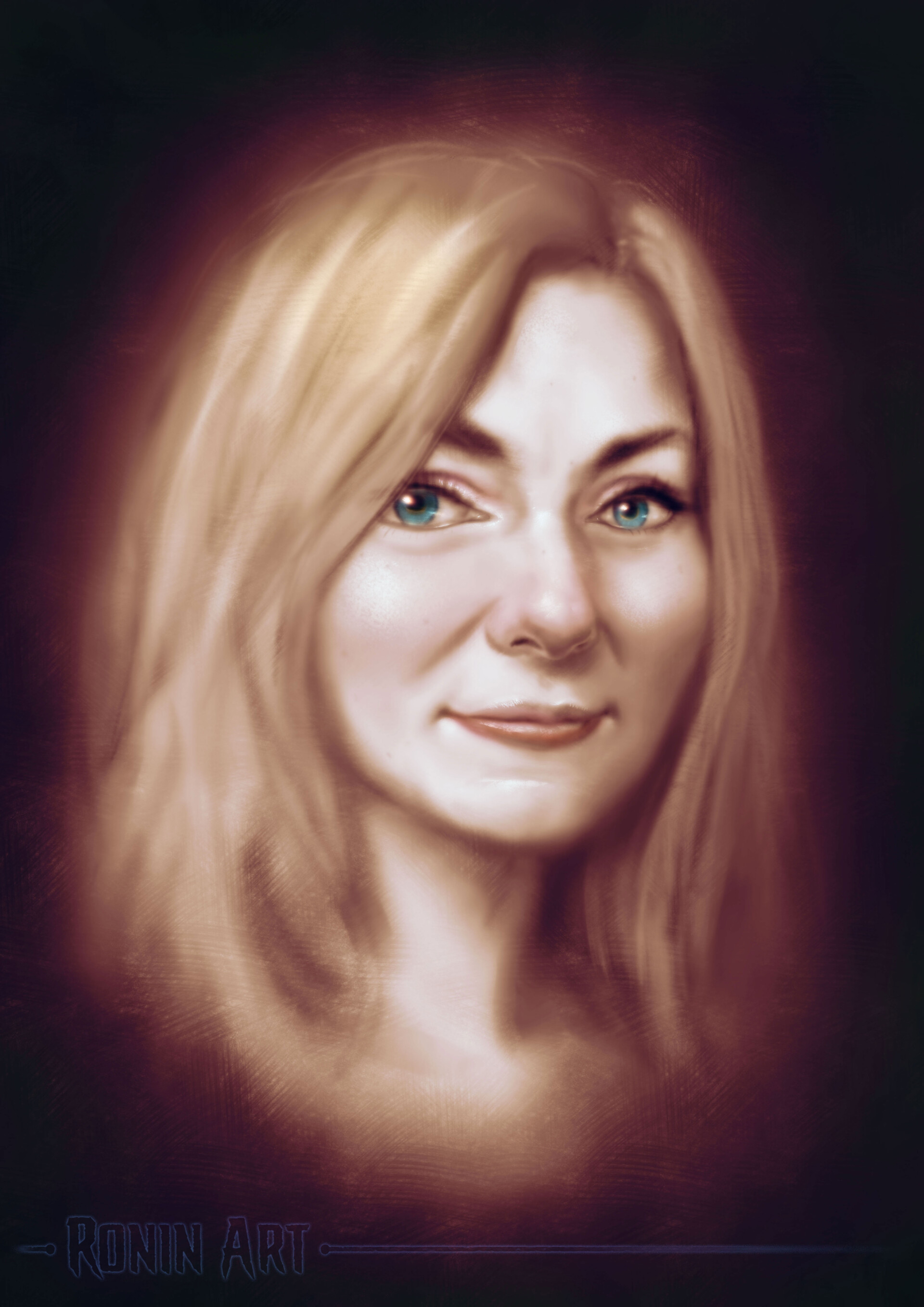 ArtStation - My wife's portrait