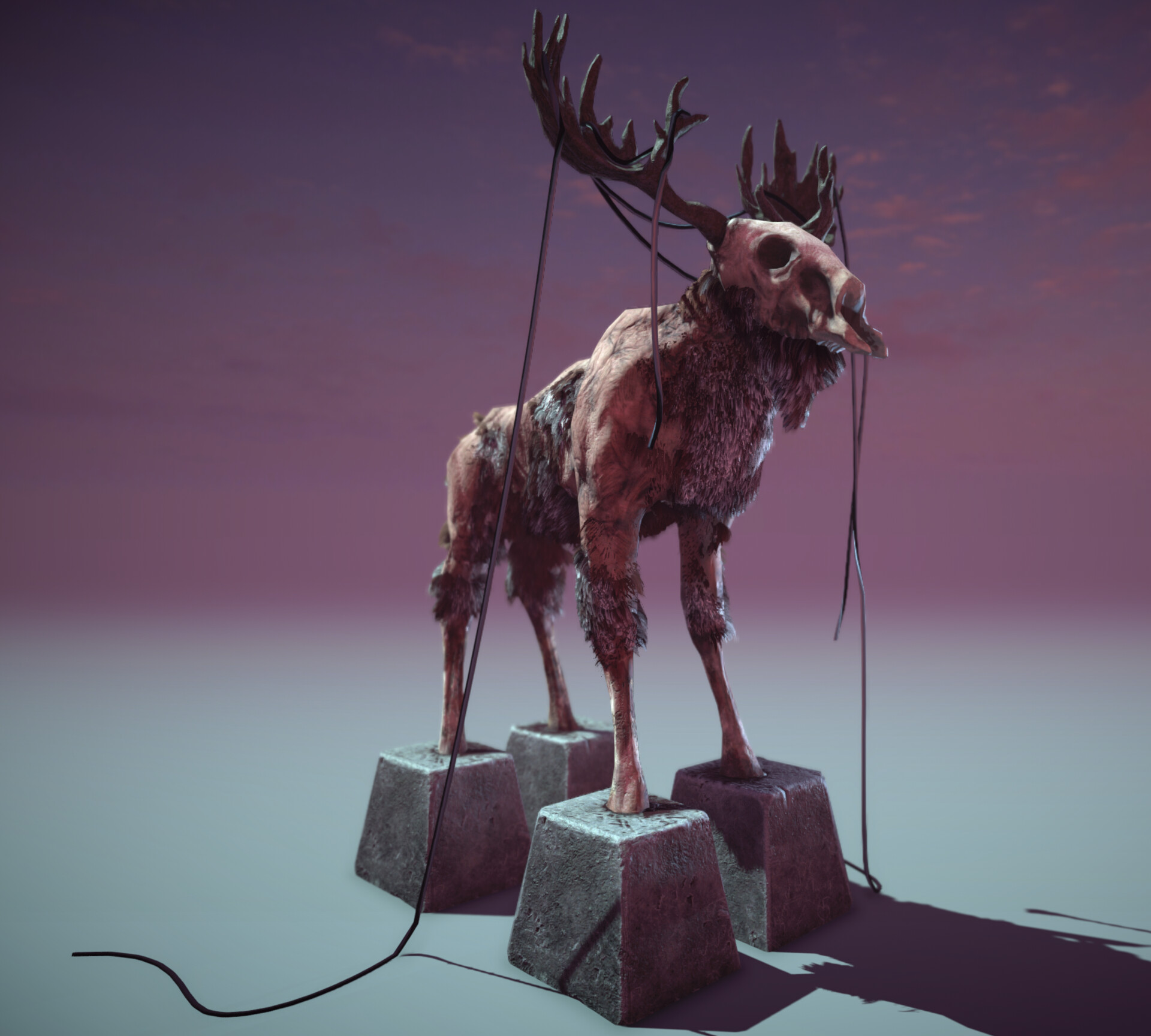 ArtStation - Zombie moose