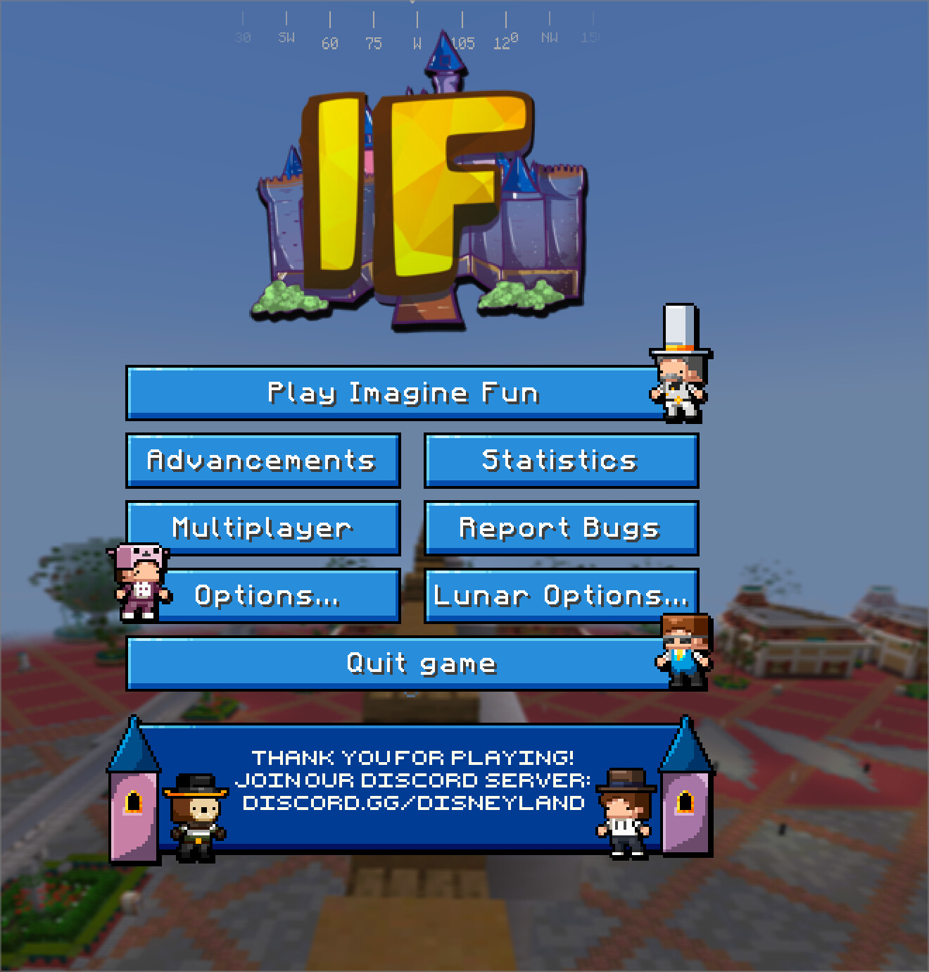 ArtStation - Minecraft esc menu #1