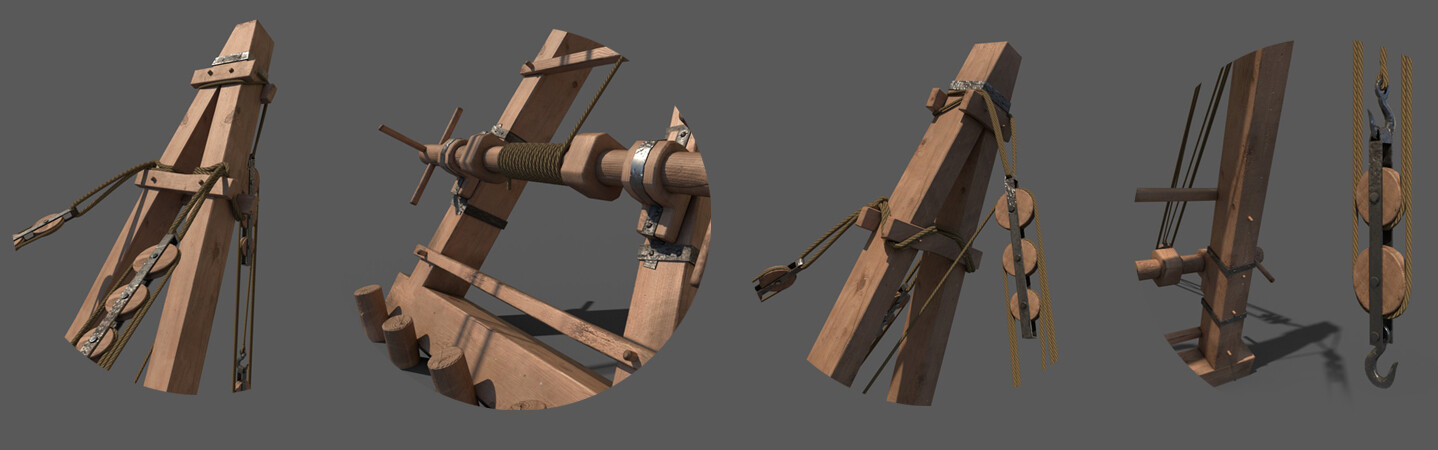 Florian Scheitler - Roman crane Pentaspastos