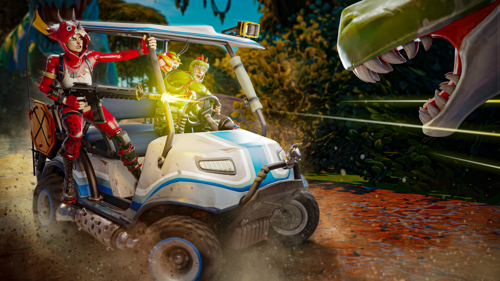 ArtStation - Race the Rex - Fortnite Creative Render