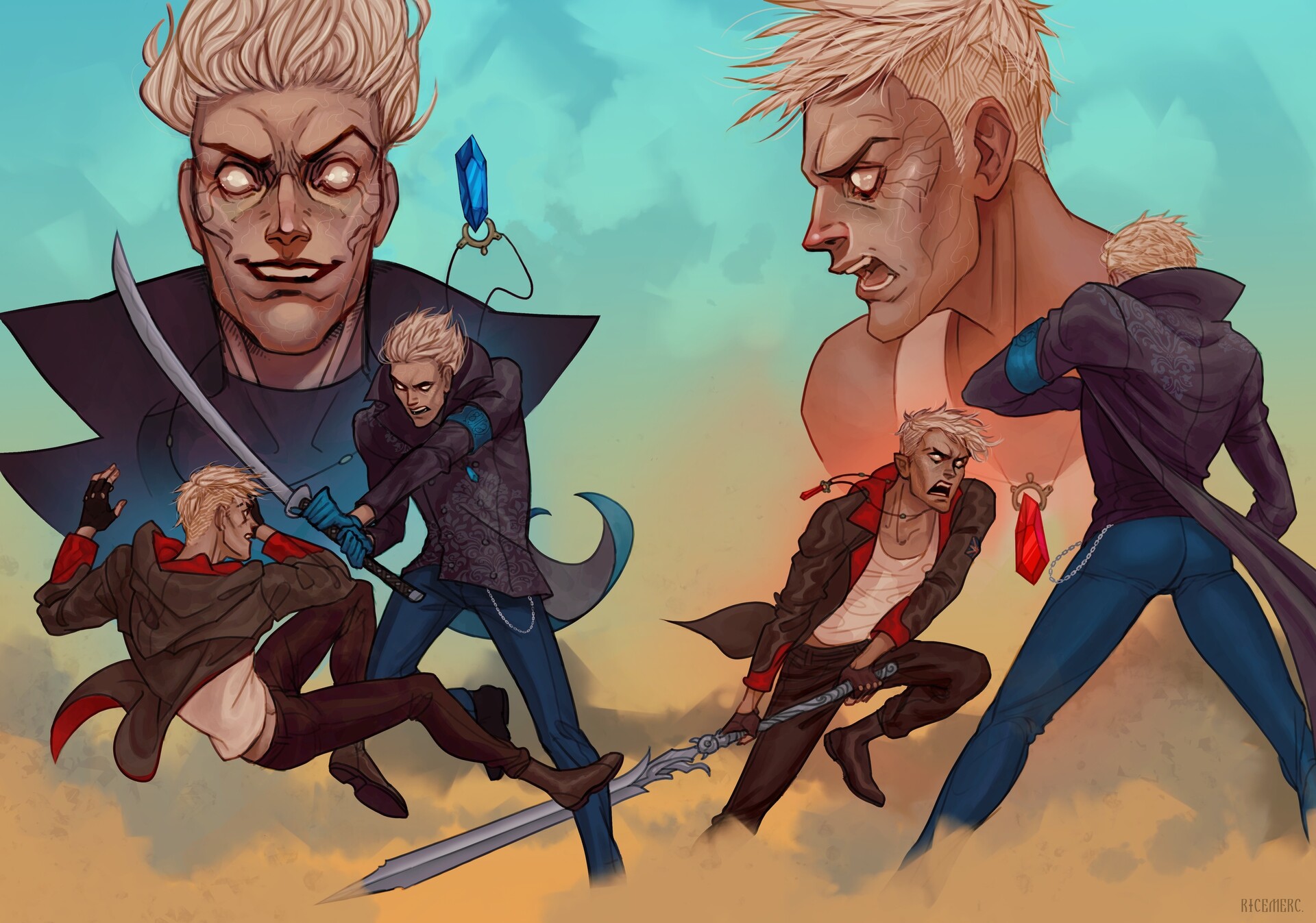 ArtStation - Dante v& Vergil