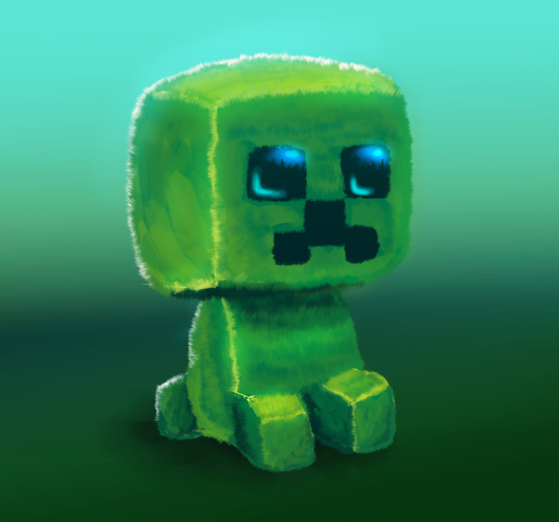 ArtStation - Fluffy Creeper