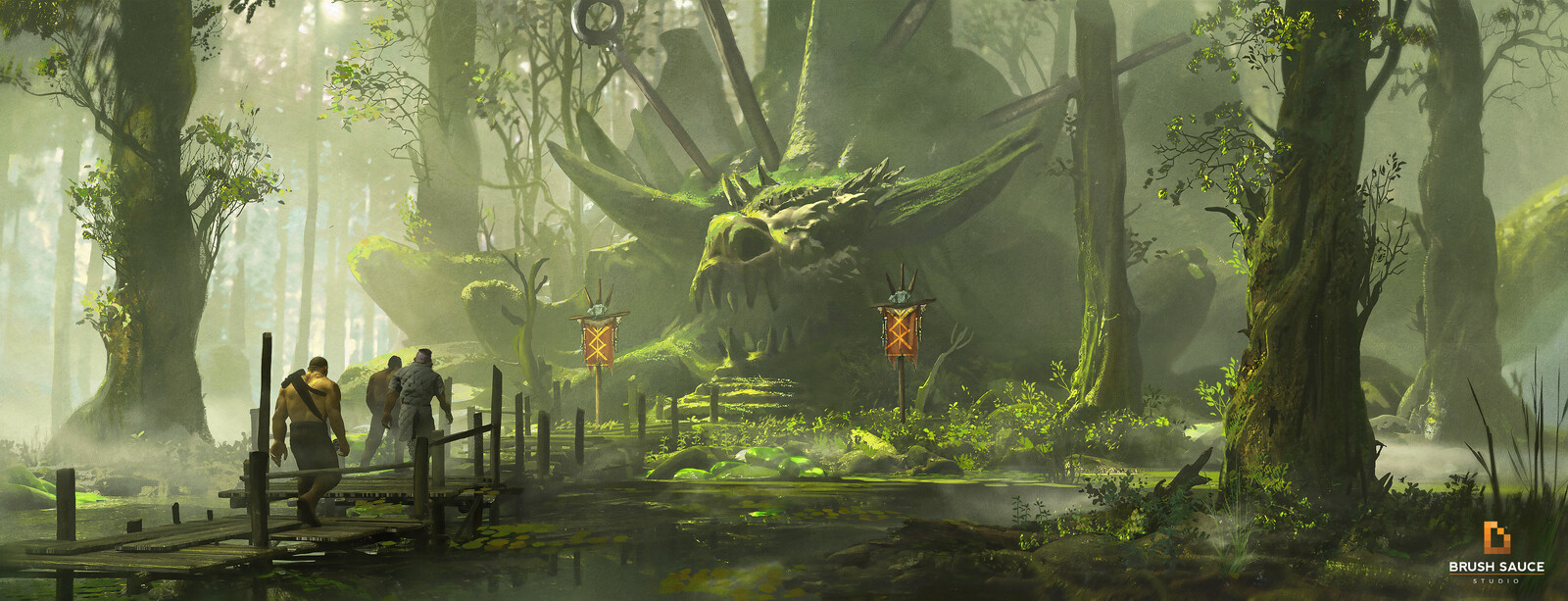 Brushsauce Studio - dragon bone shrine