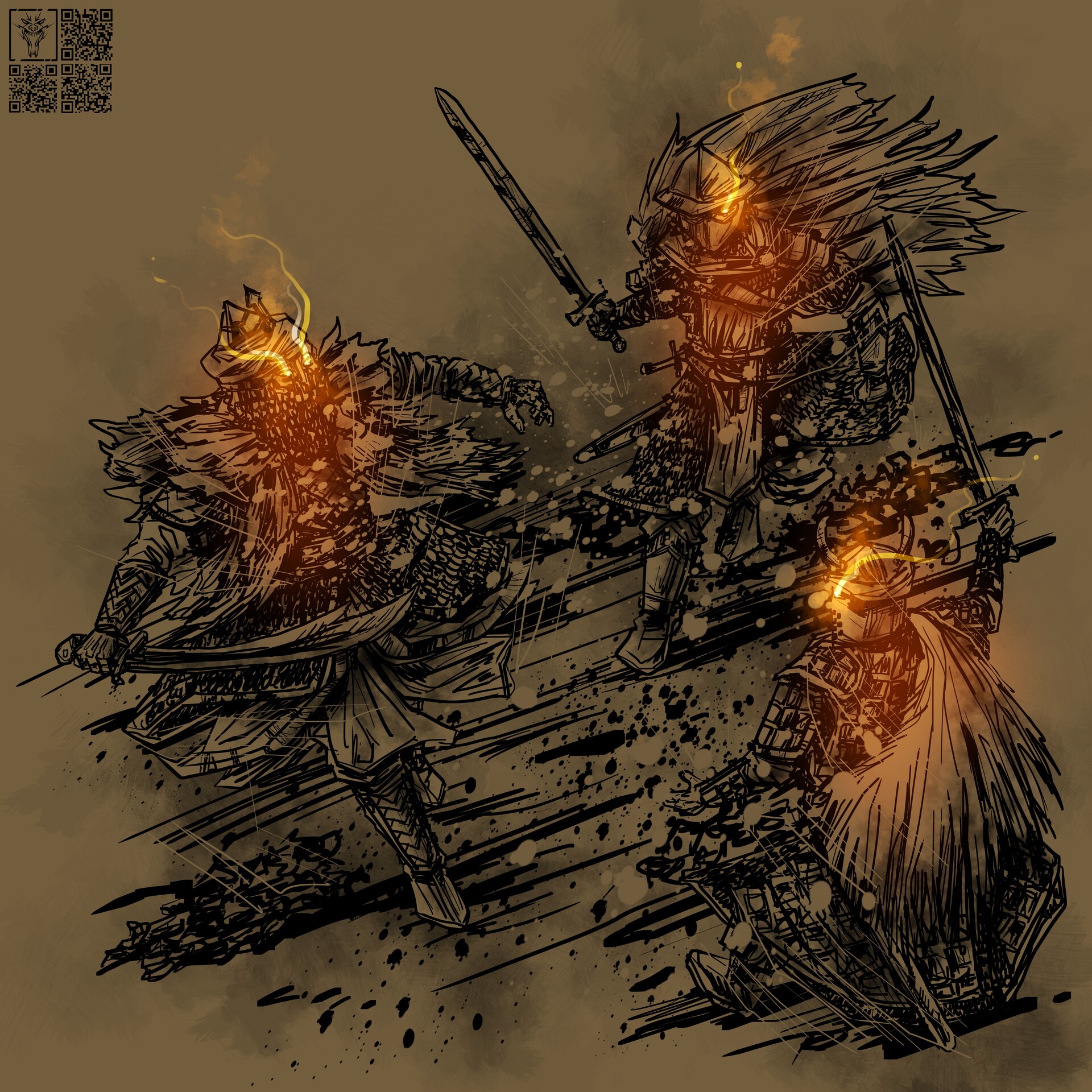 ArtStation - Ghoul Ghazi VS Death Knight