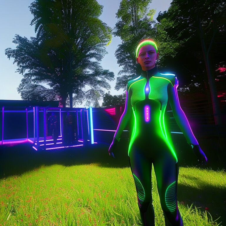 ArtStation - Futuristic clothes (Ray tracing, 3D Ray tracing)