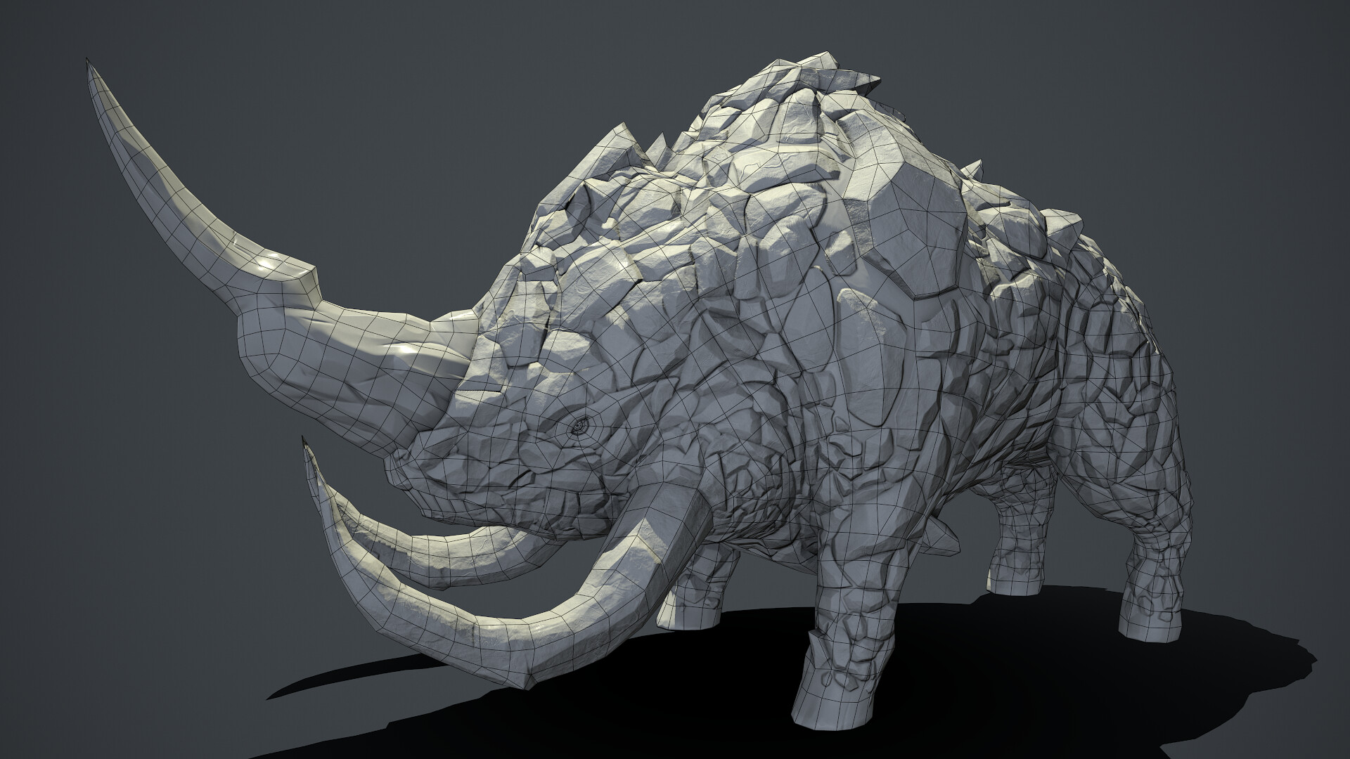 Bricks Studio - Stone Rhino