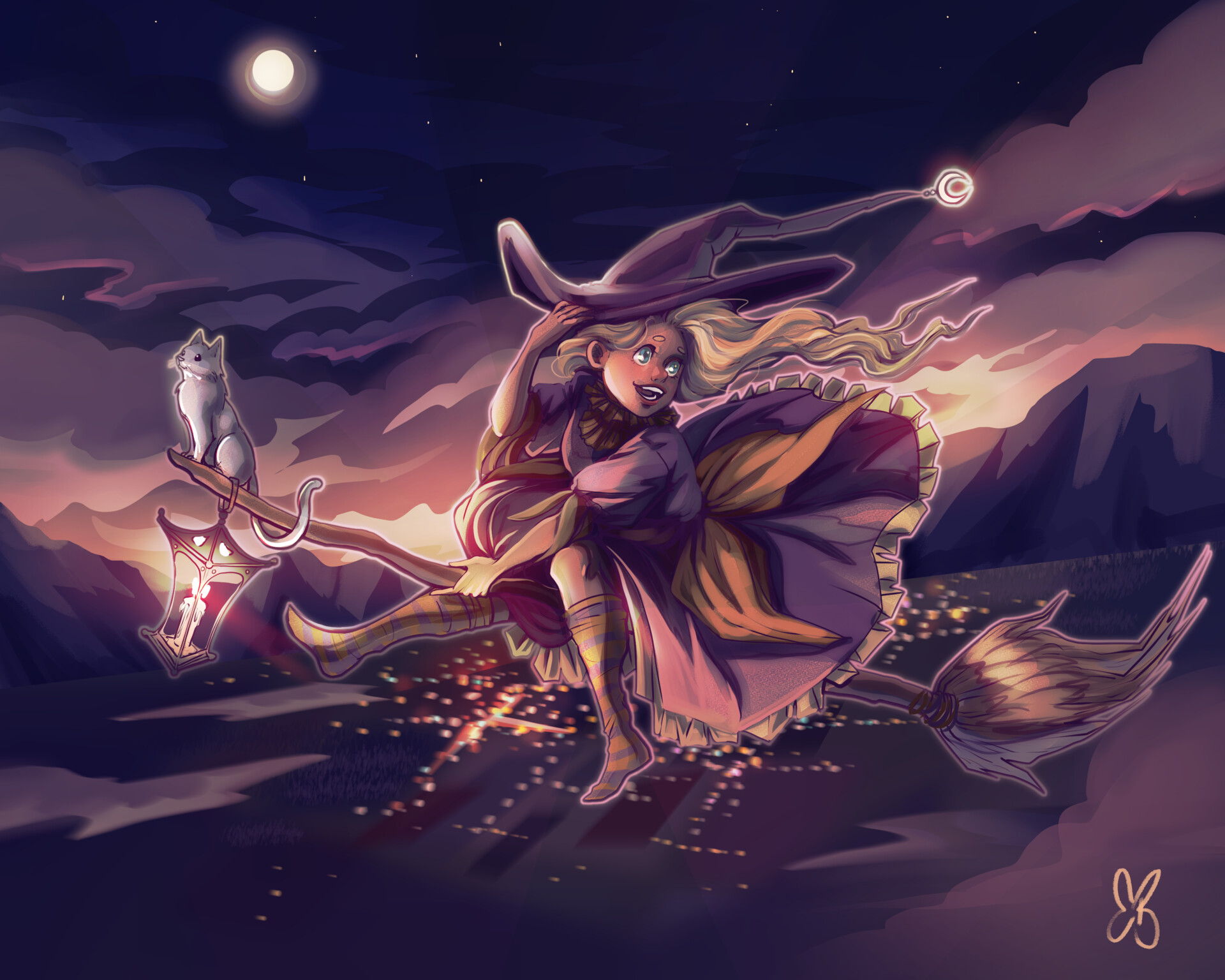 ArtStation - Flying Witch