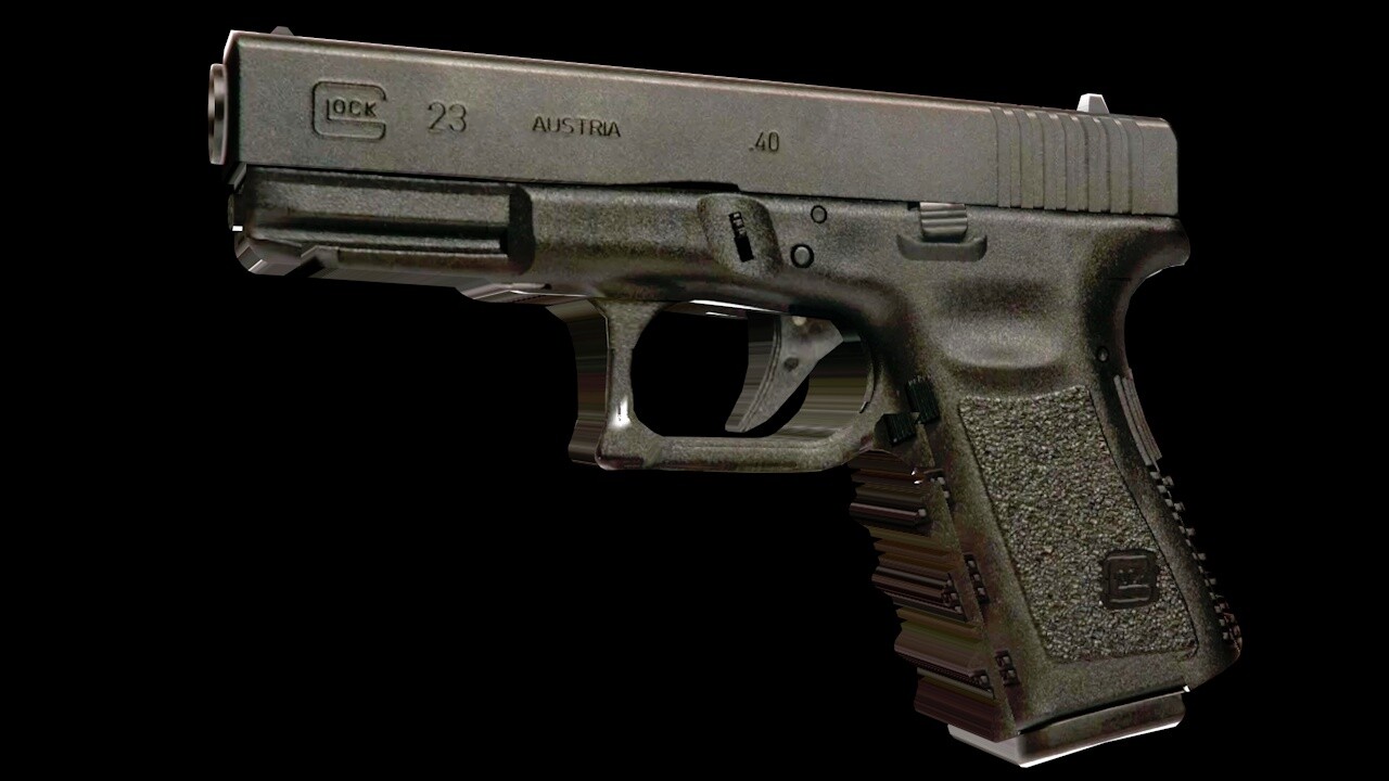 Anubhav Upadhyay - Glock Pistol 3D Model