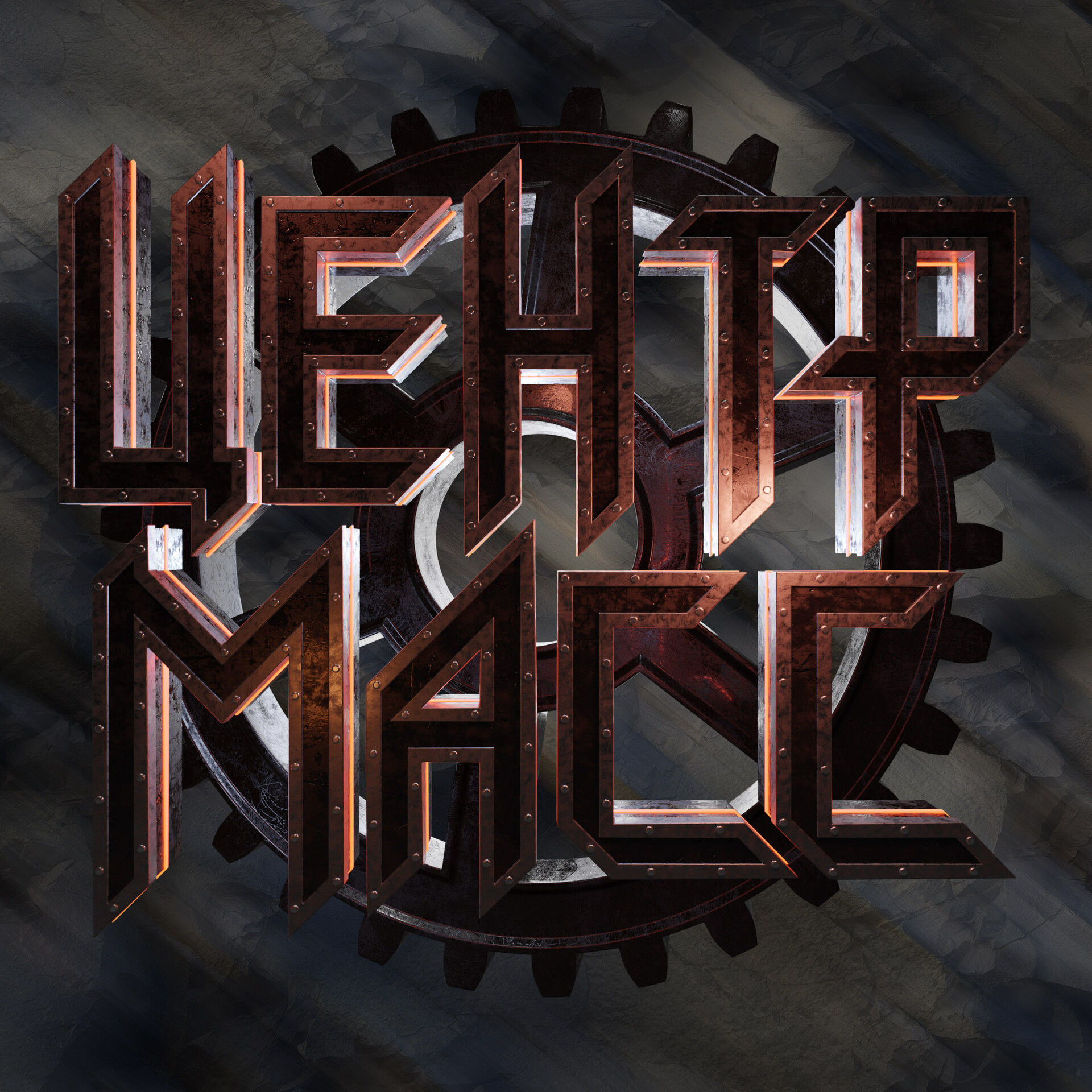 ArtStation - Center of Mass Rock Band logo