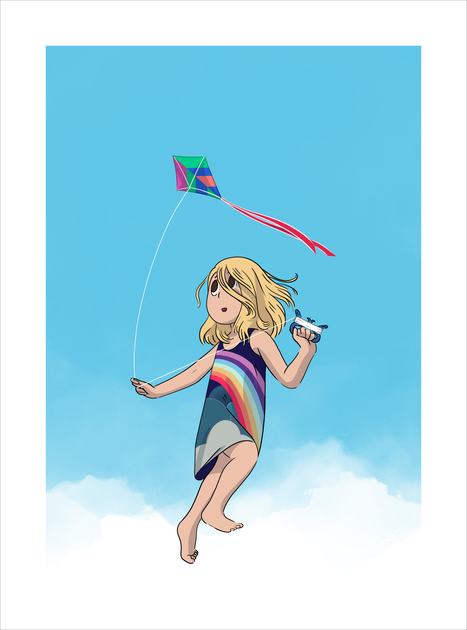 ArtStation - Izzie's Kite Adventure