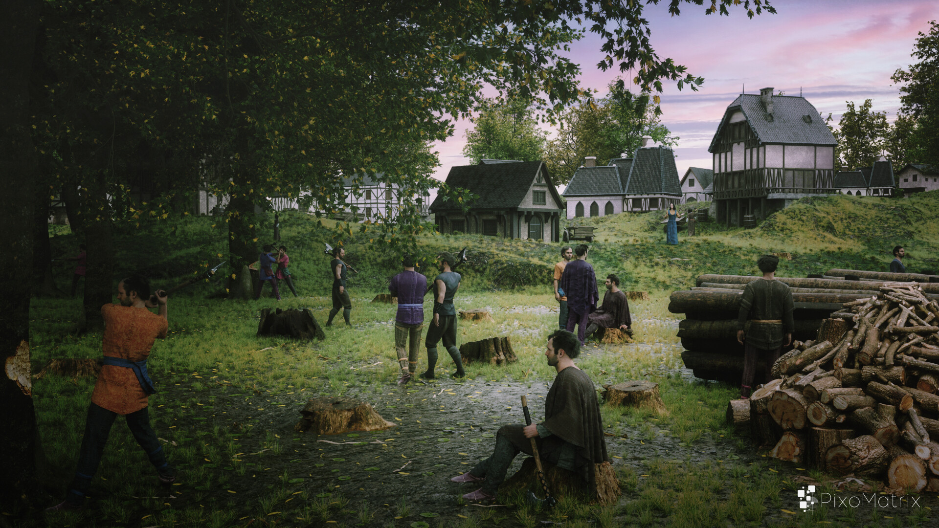 ArtStation - A Distant Village