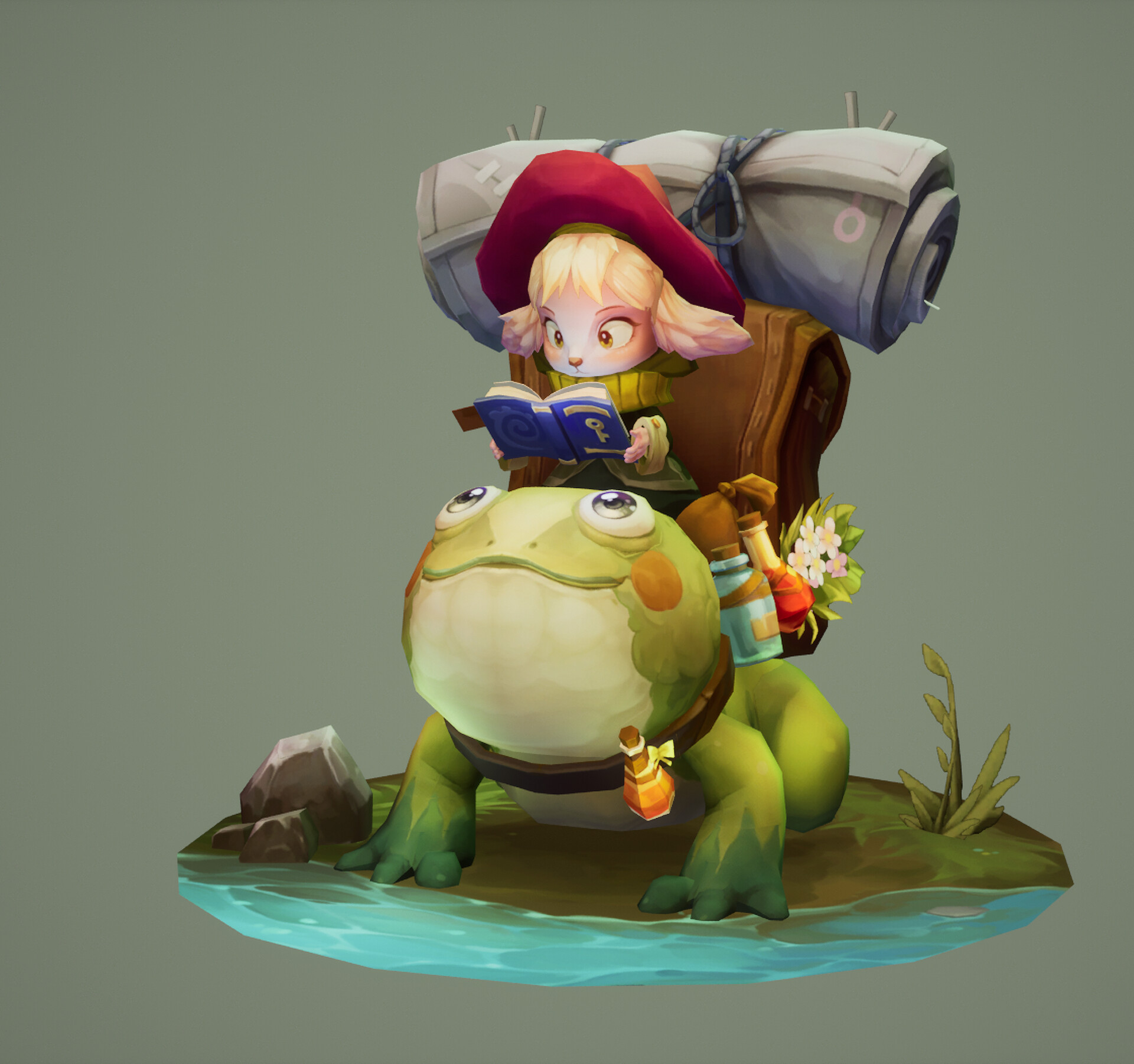 kimnayoung - frog character 모작