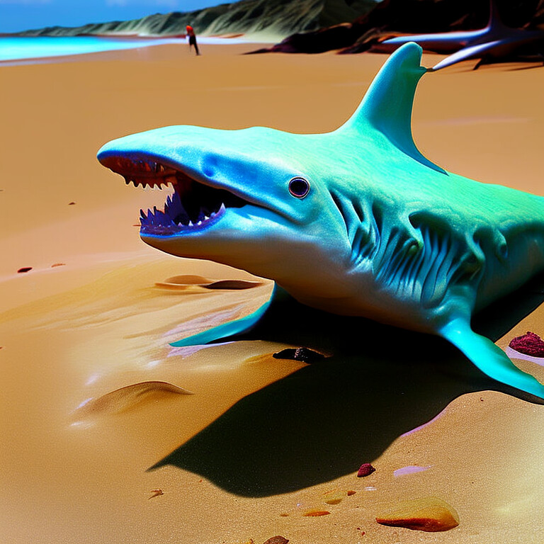 ArtStation - Alien shark