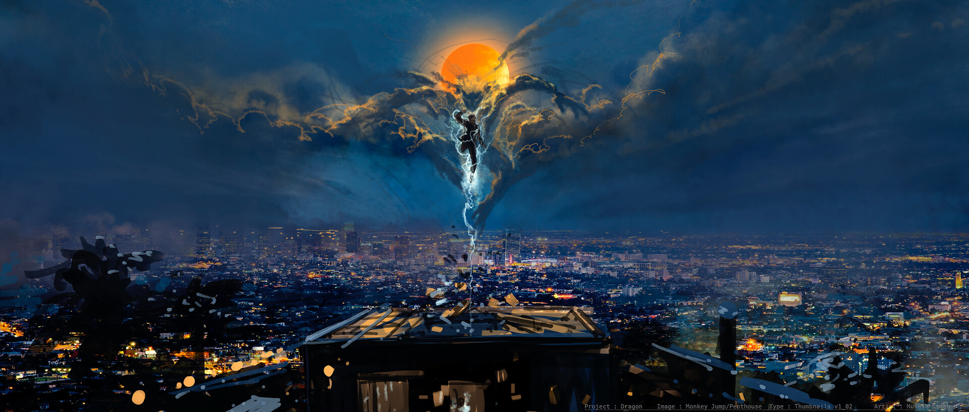 Mukesh Singh Art - Brahmastra - Monkey Jump