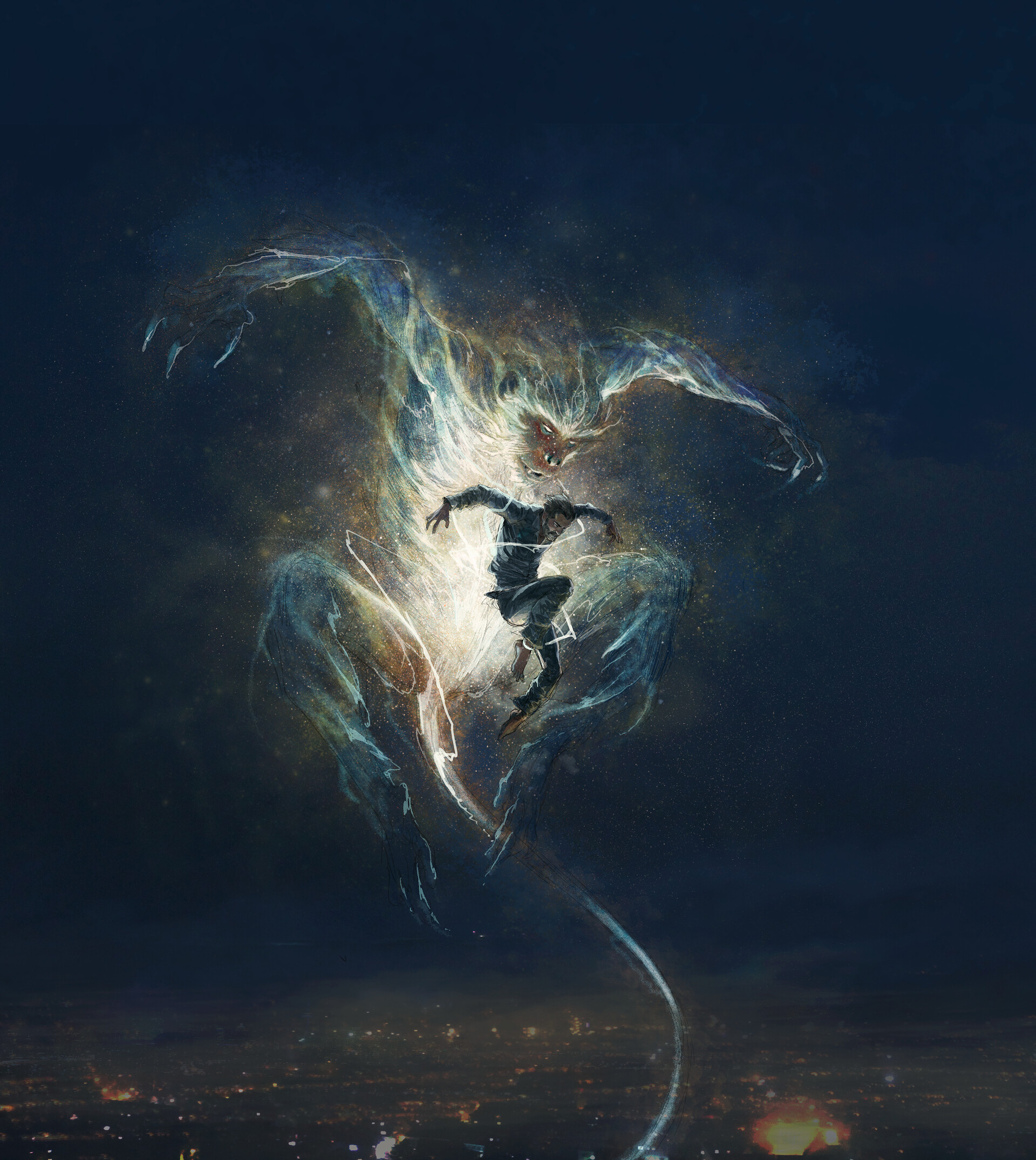 Mukesh Singh Art - Brahmastra - Monkey Jump