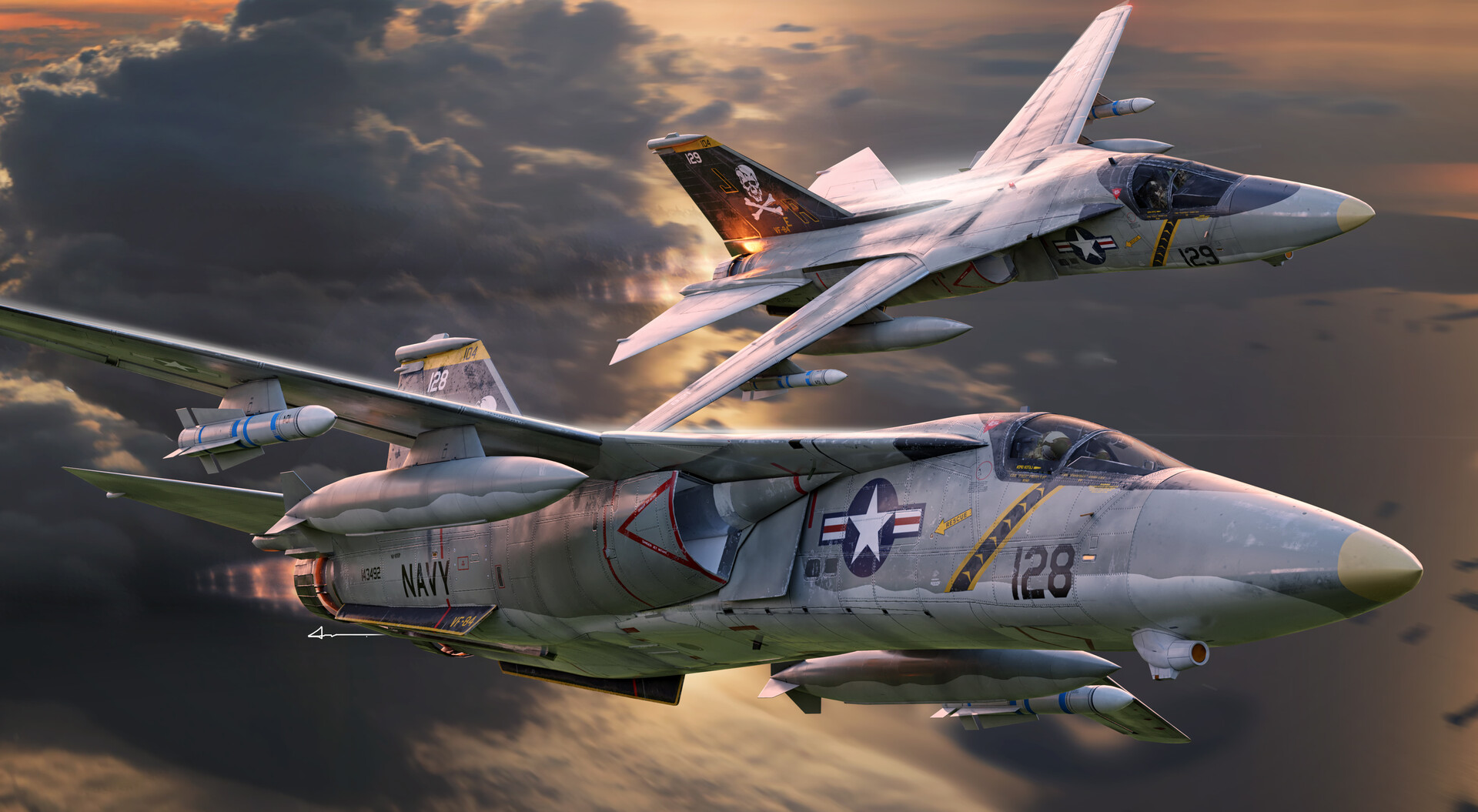 ArtStation - Sea Hogs (F-111B)