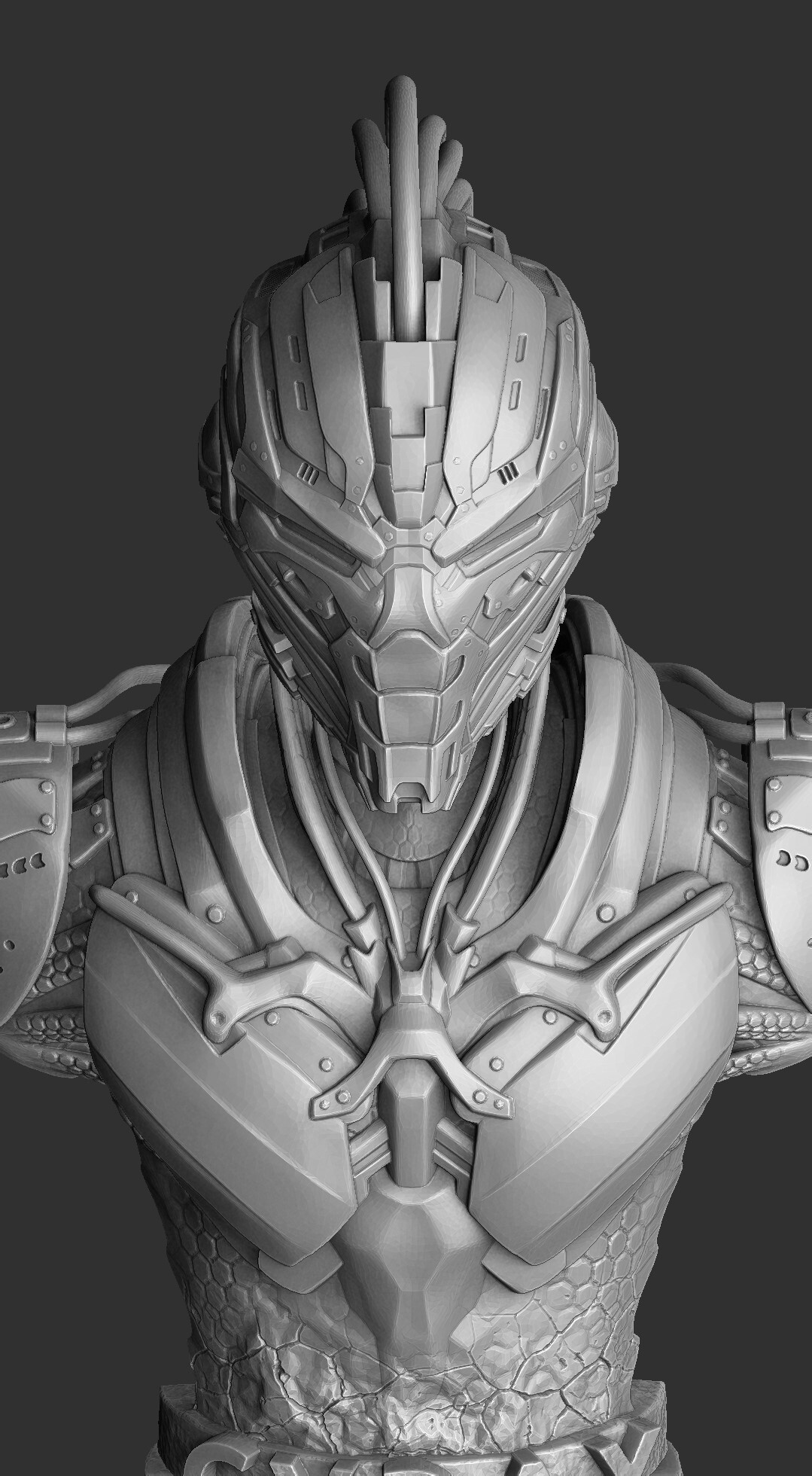 ArtStation - CYRAX BUST FOR 3D PRINT STL