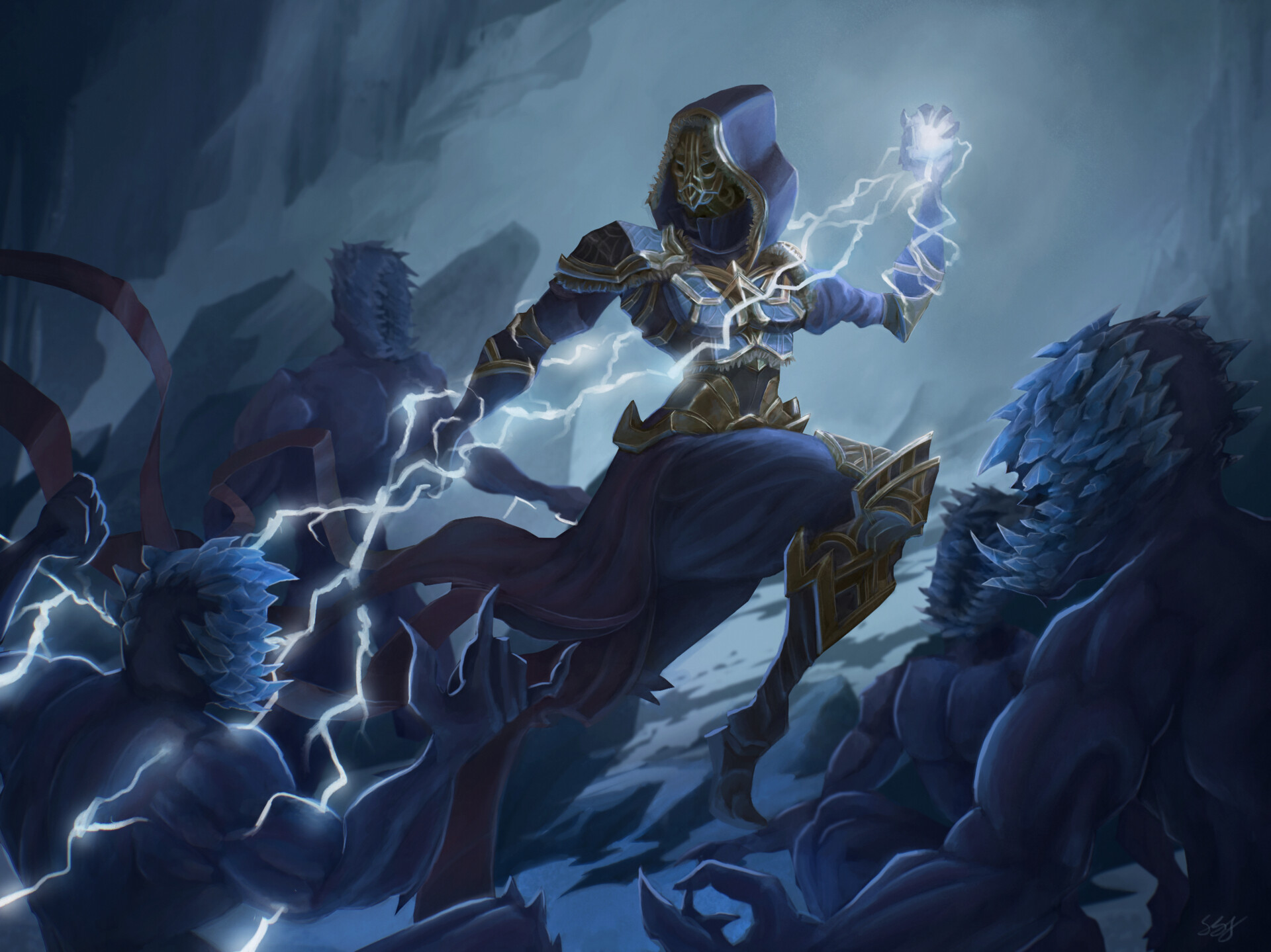 ArtStation - Lightning Mage - ConceptArt