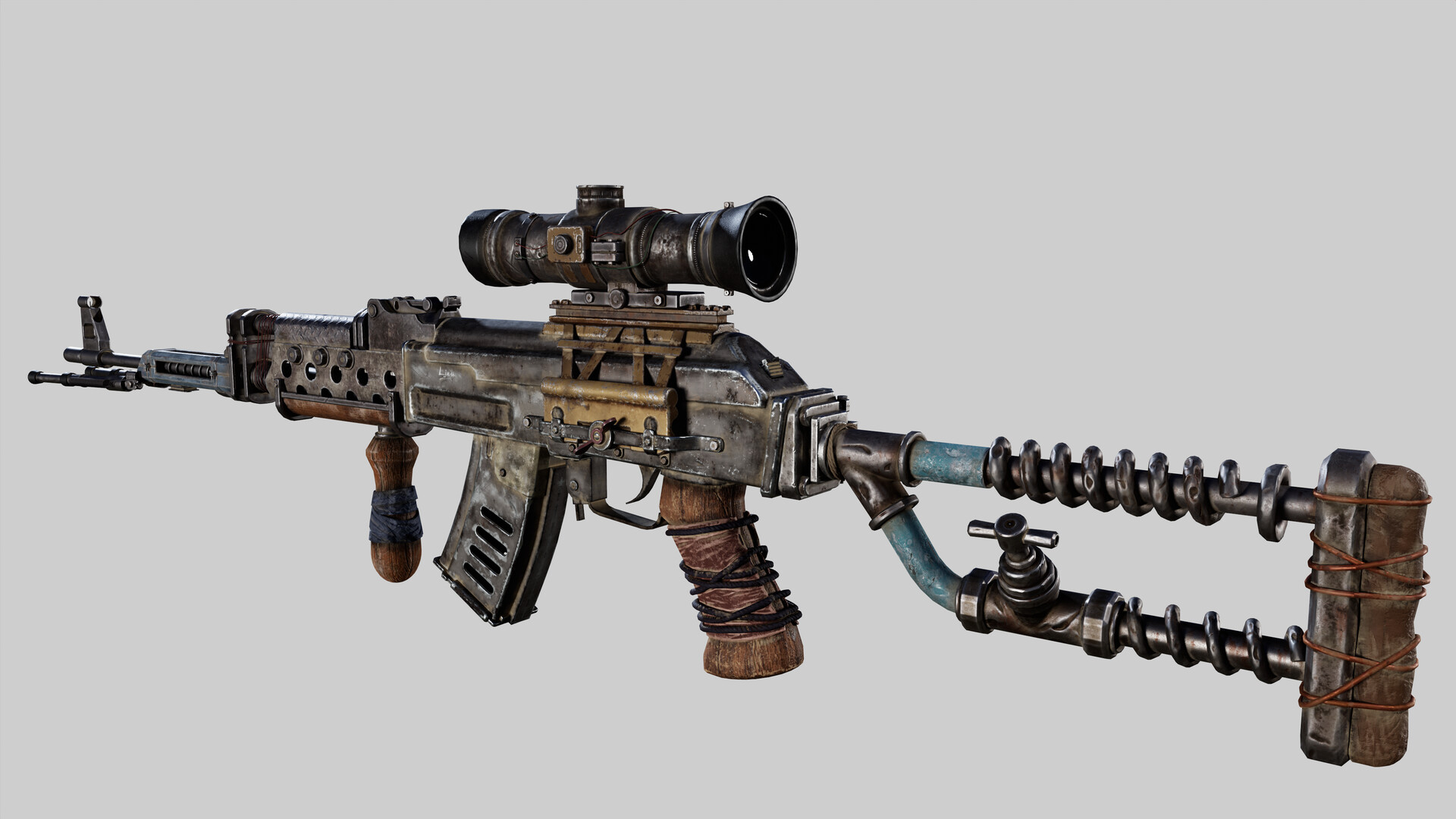 ShirokayaMito - Metro Gun learning [PBR process]