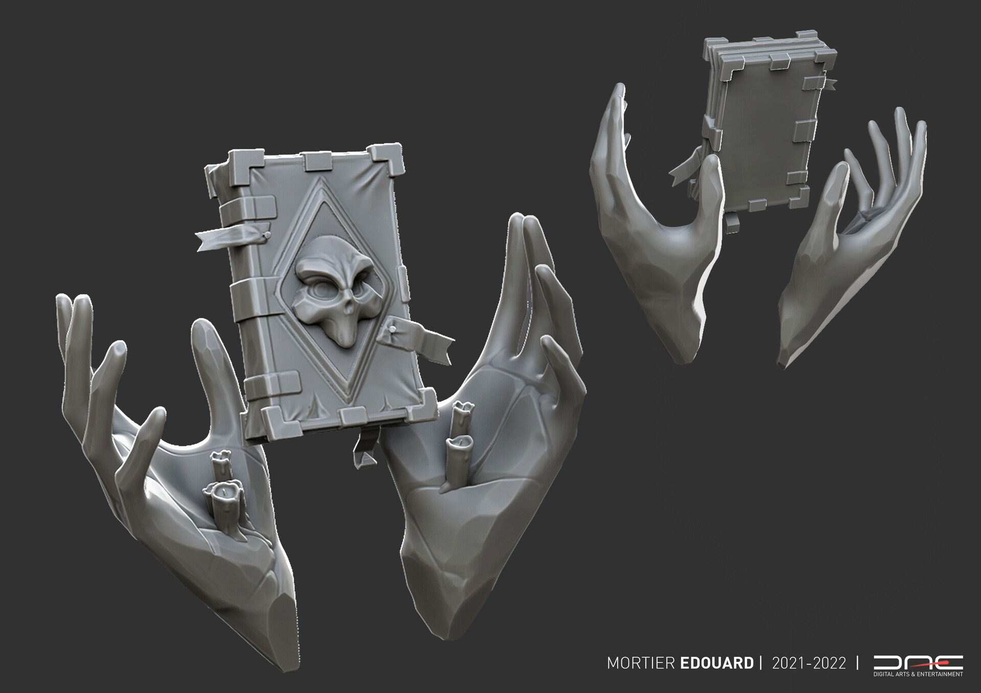 ArtStation - Stylized Tome altar